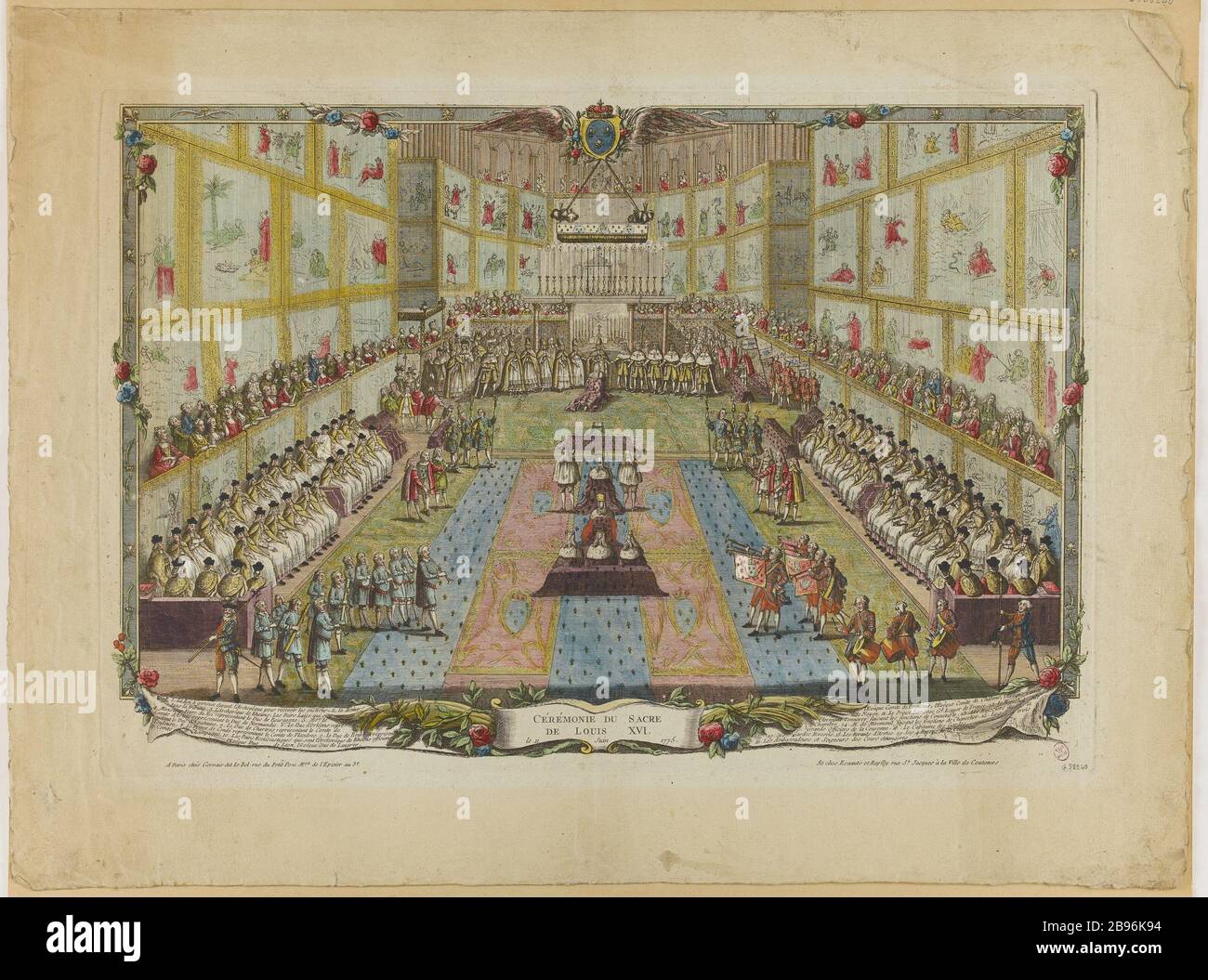 Ceremony of coronation of Louis XVI June 11, 1775 Anonyme / chez ...
