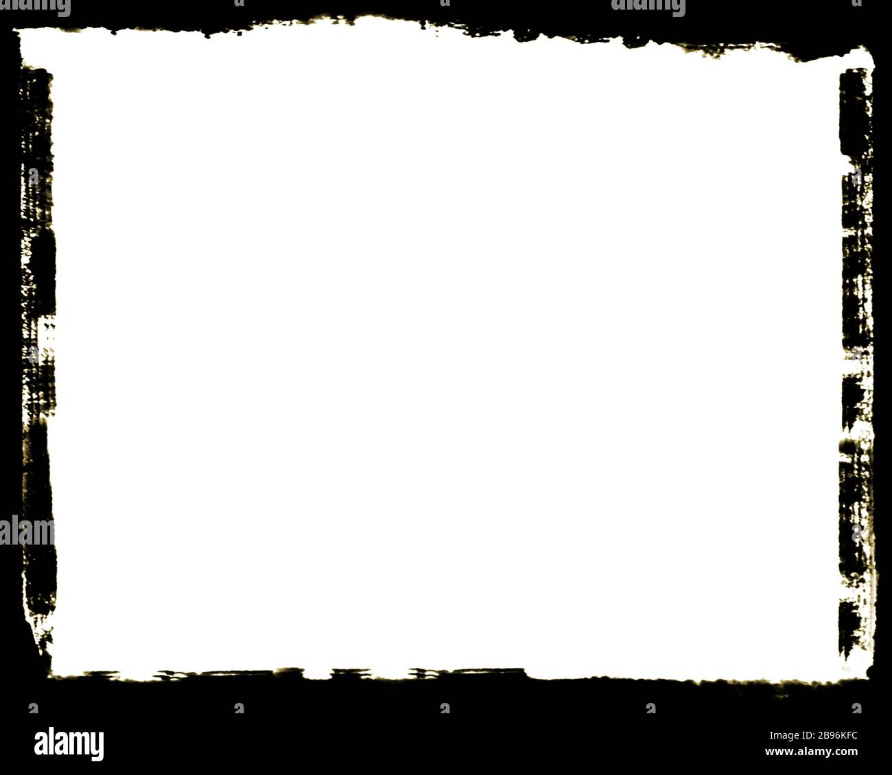 Abstract Decorative Black & White Photo Frame. Type Text Inside, Use as ...