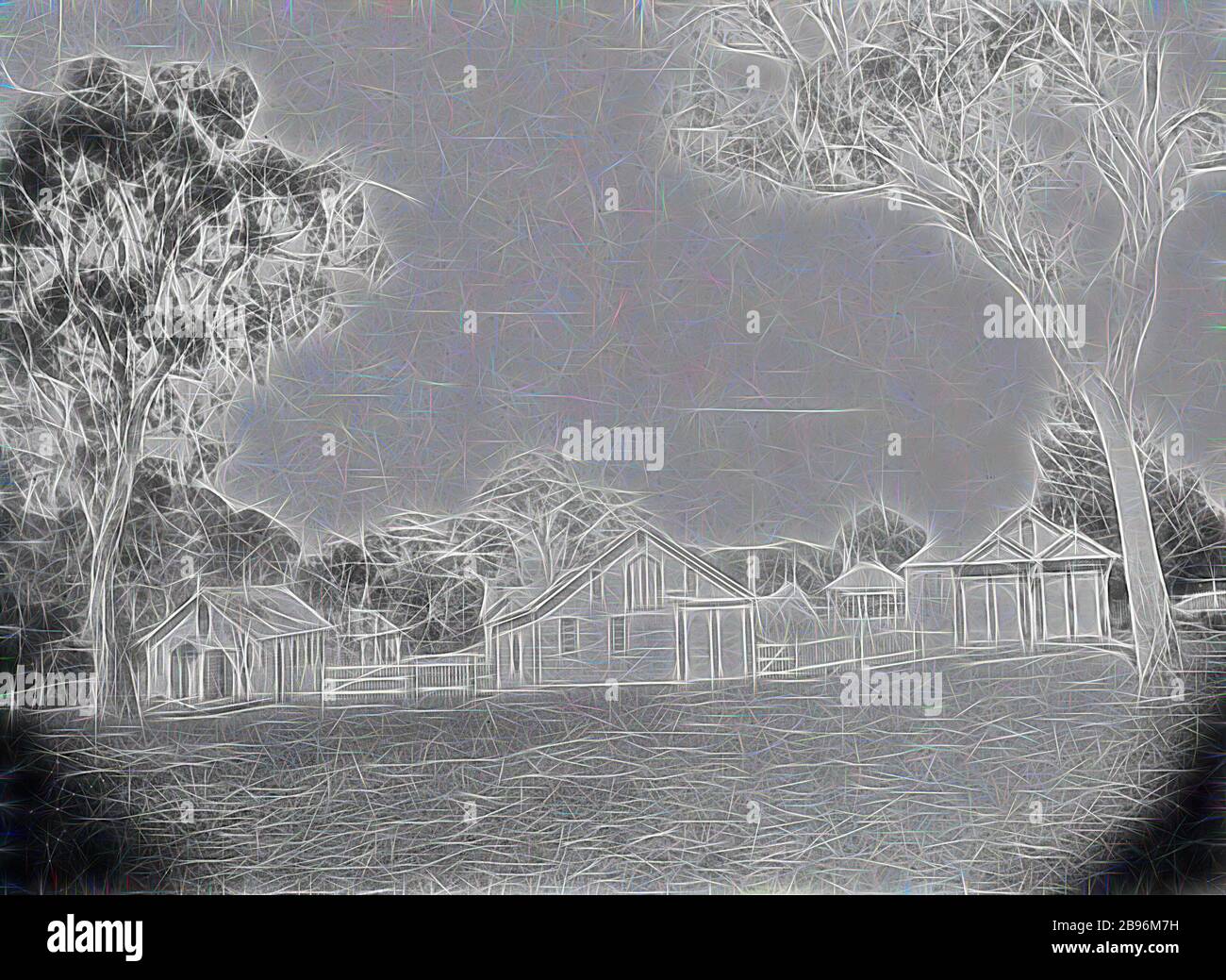 Negative - 'Warrock' Station, Casterton District, Victoria, circa 1900 ...