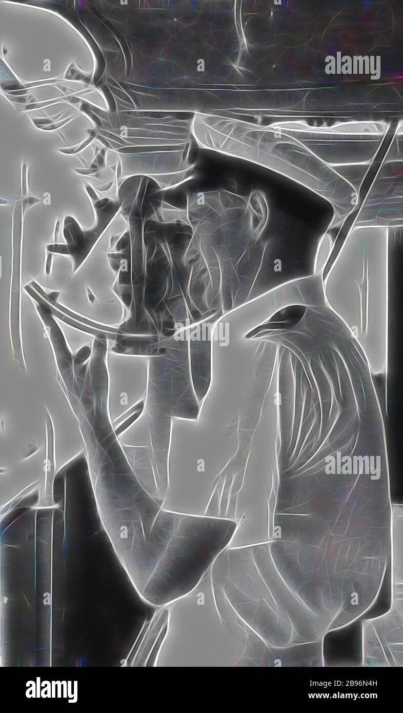 Negative - Martin Spencer-Hogbin using his Hezzanith Sextant, circa ...