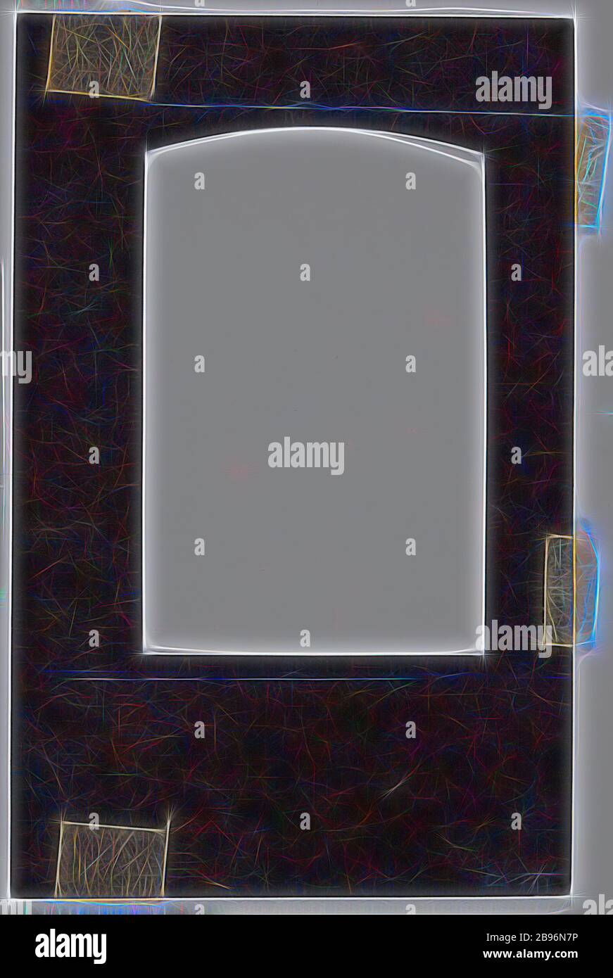 Negative vignette medium rectangle circa 1900 hi-res stock photography ...