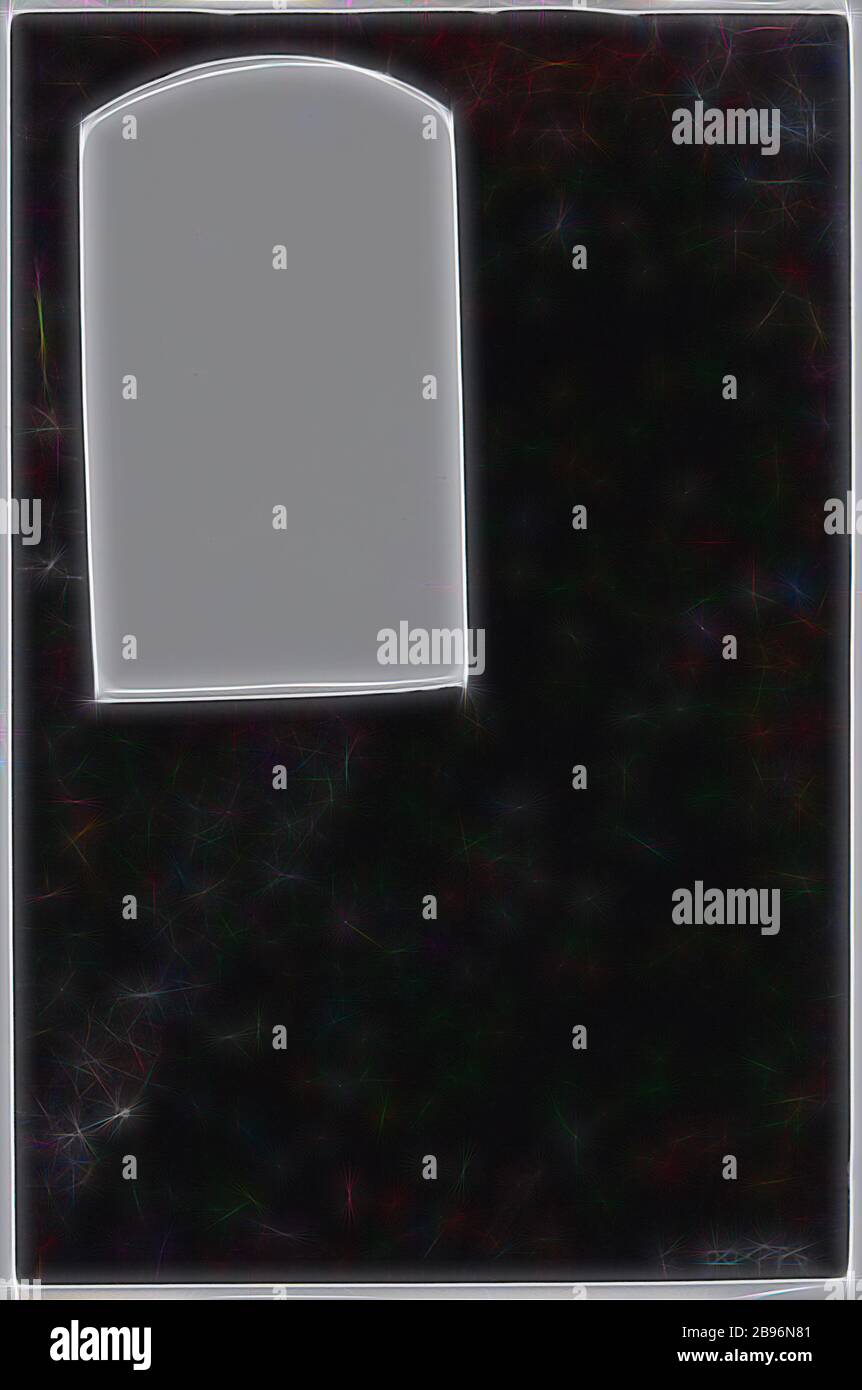 Negative Vignette - Small Rectangle, circa 1900, Negative Vignette of a ...