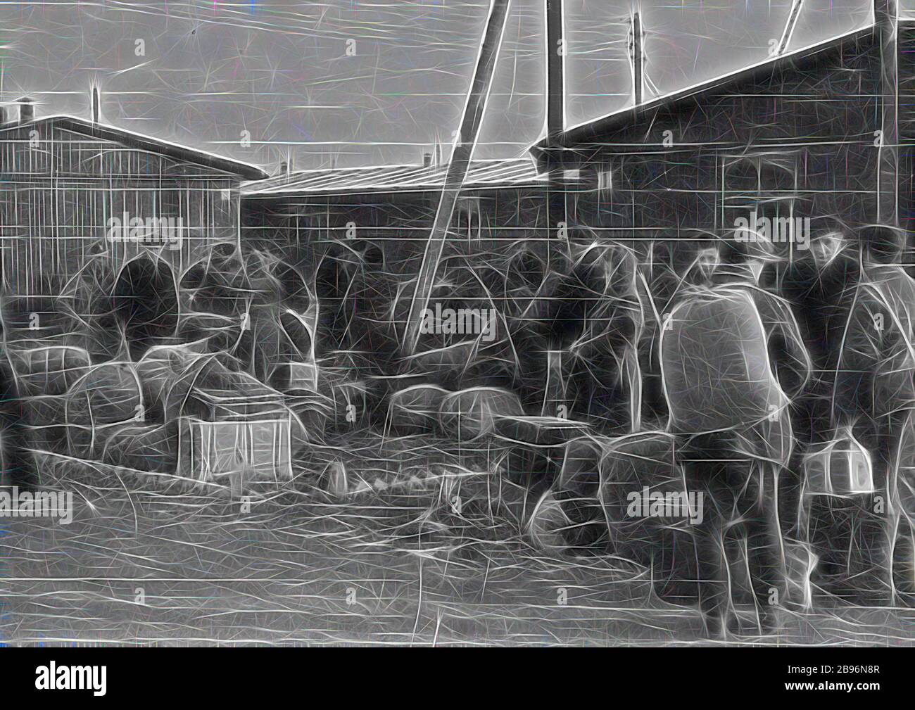 Digital Photograph - New Arrivals, Displaced Persons Camp F, Germany ...