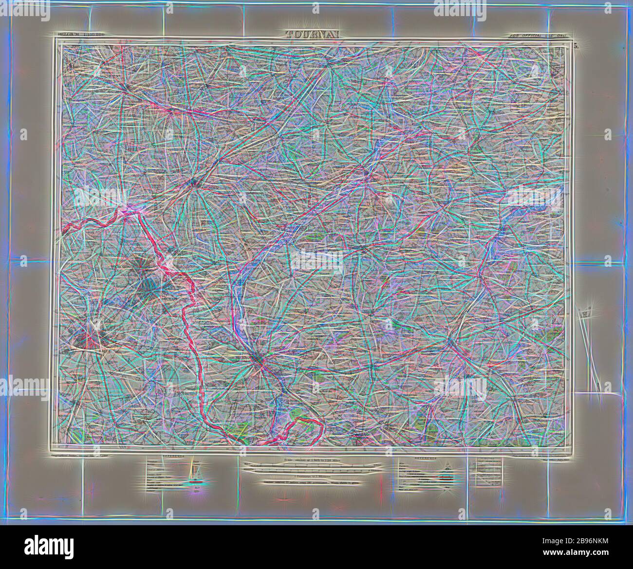 Folded map scale hi-res stock photography and images - Alamy