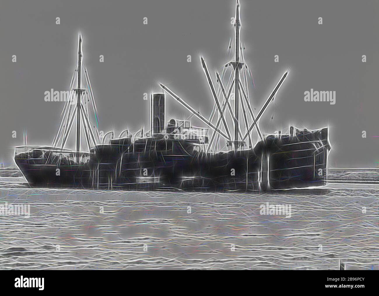 Photograph - Cargo Steam Ship, Australia, 1920-1939, Black and white ...
