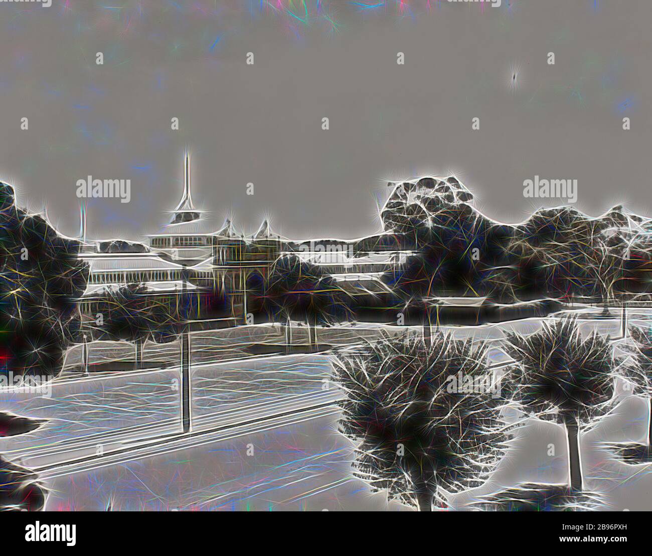 Photograph - Eastern Annexe from Nicholson Street, Exhibition Building ...