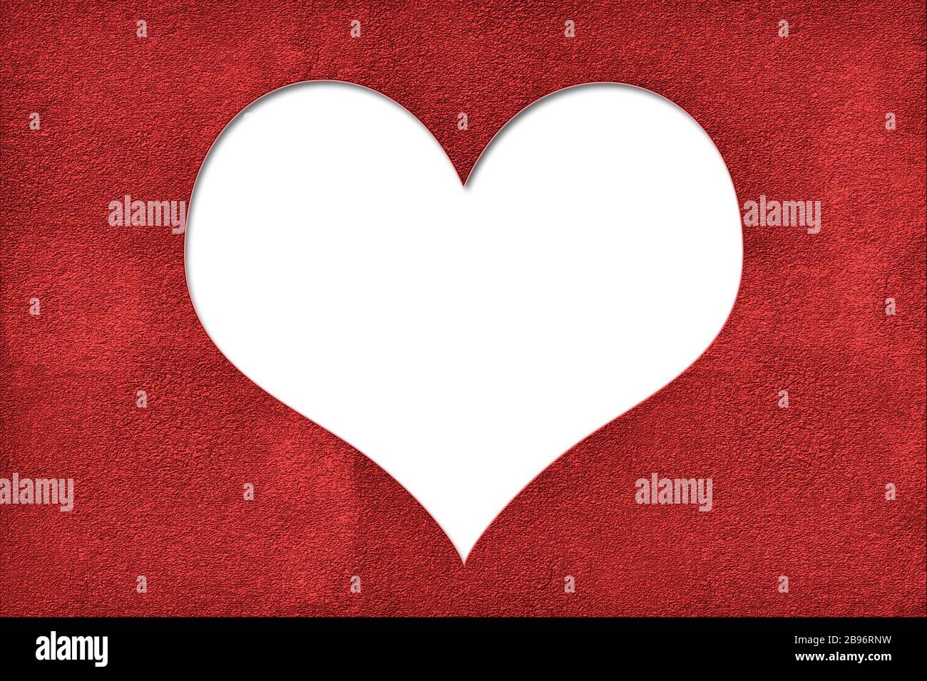 White heart shape hi-res stock photography and images - Alamy