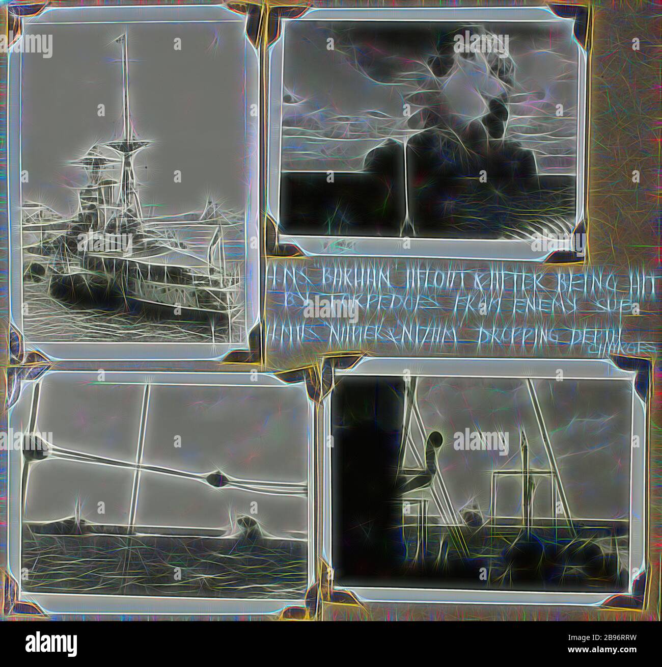 Photograph - HMAS Napier Drops Pattern & Depth Charges, World War II ...