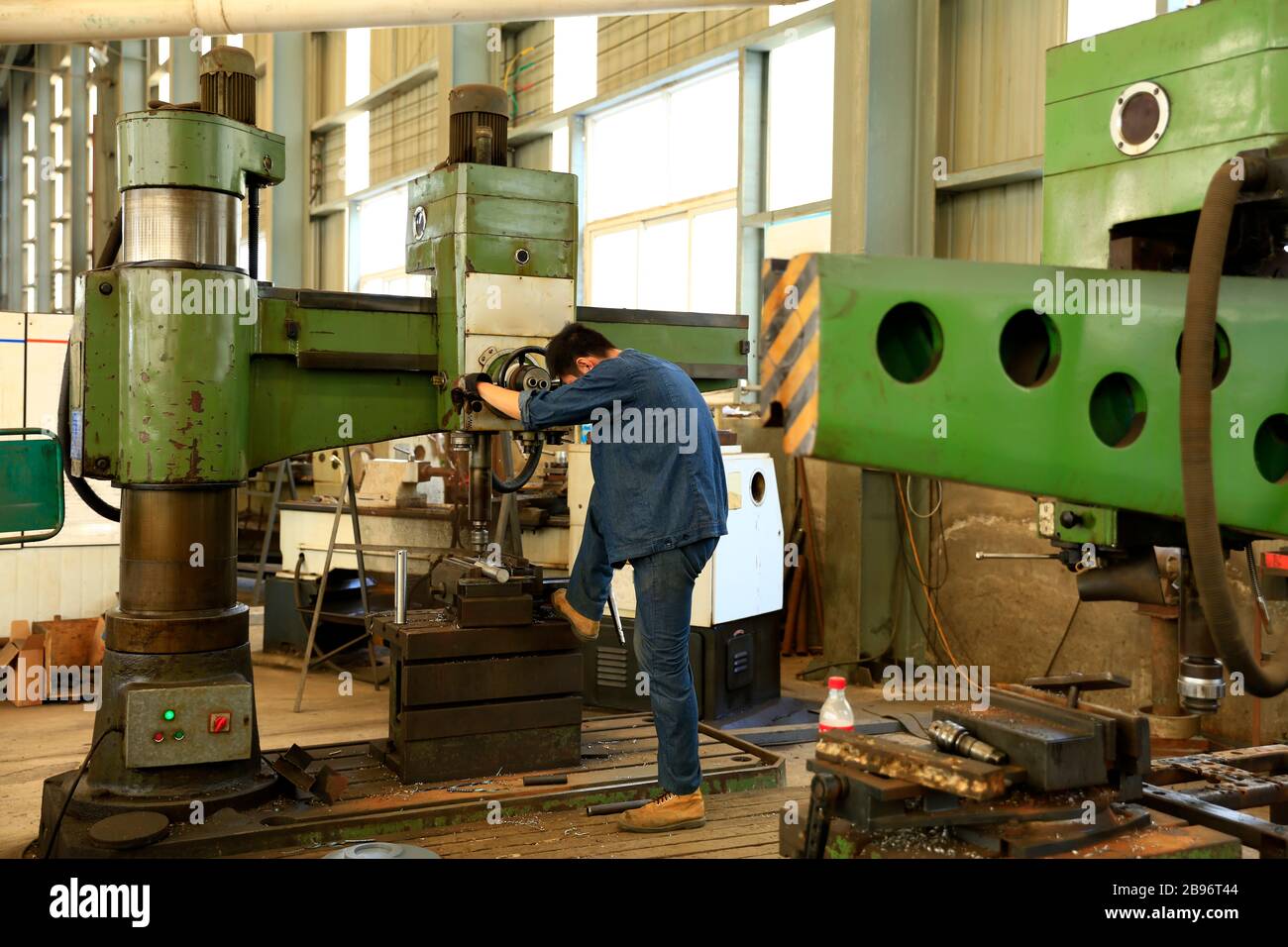 The workers work in the workshop of the factory Stock Photo - Alamy