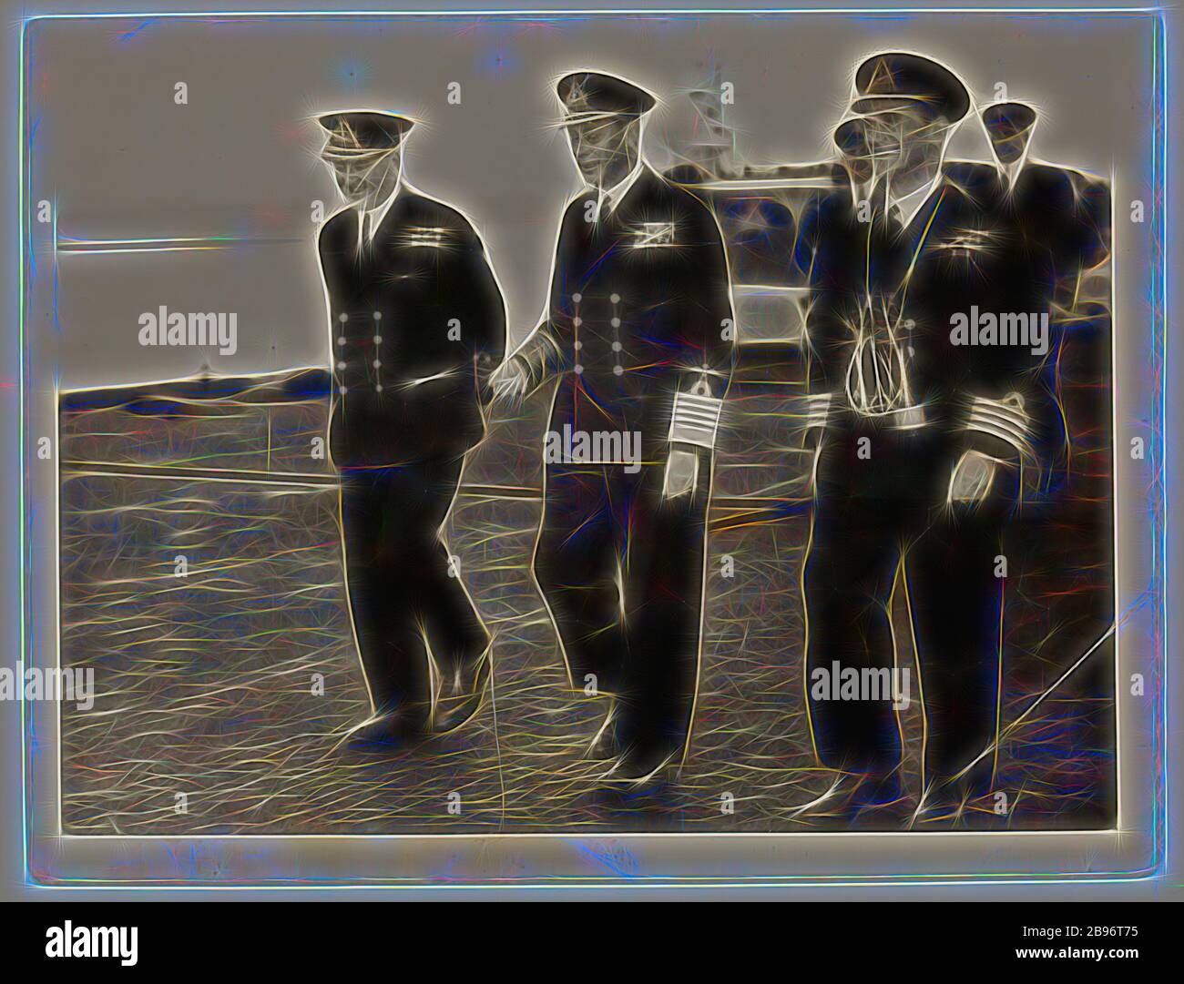 Photograph - King George VI, Able Seaman David Ralph Goodwin, circa ...