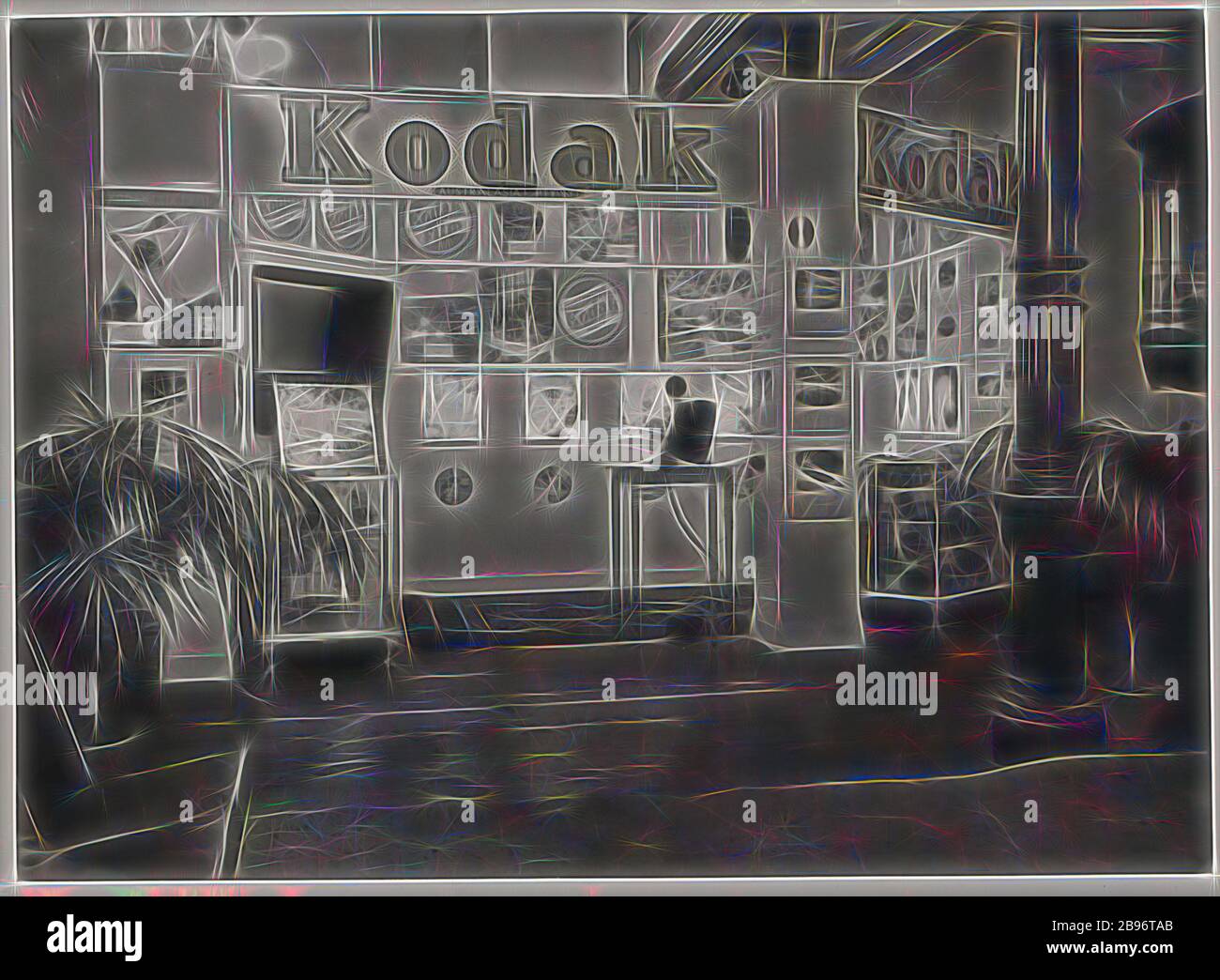 Functional photography exhibition display stand hi-res stock ...