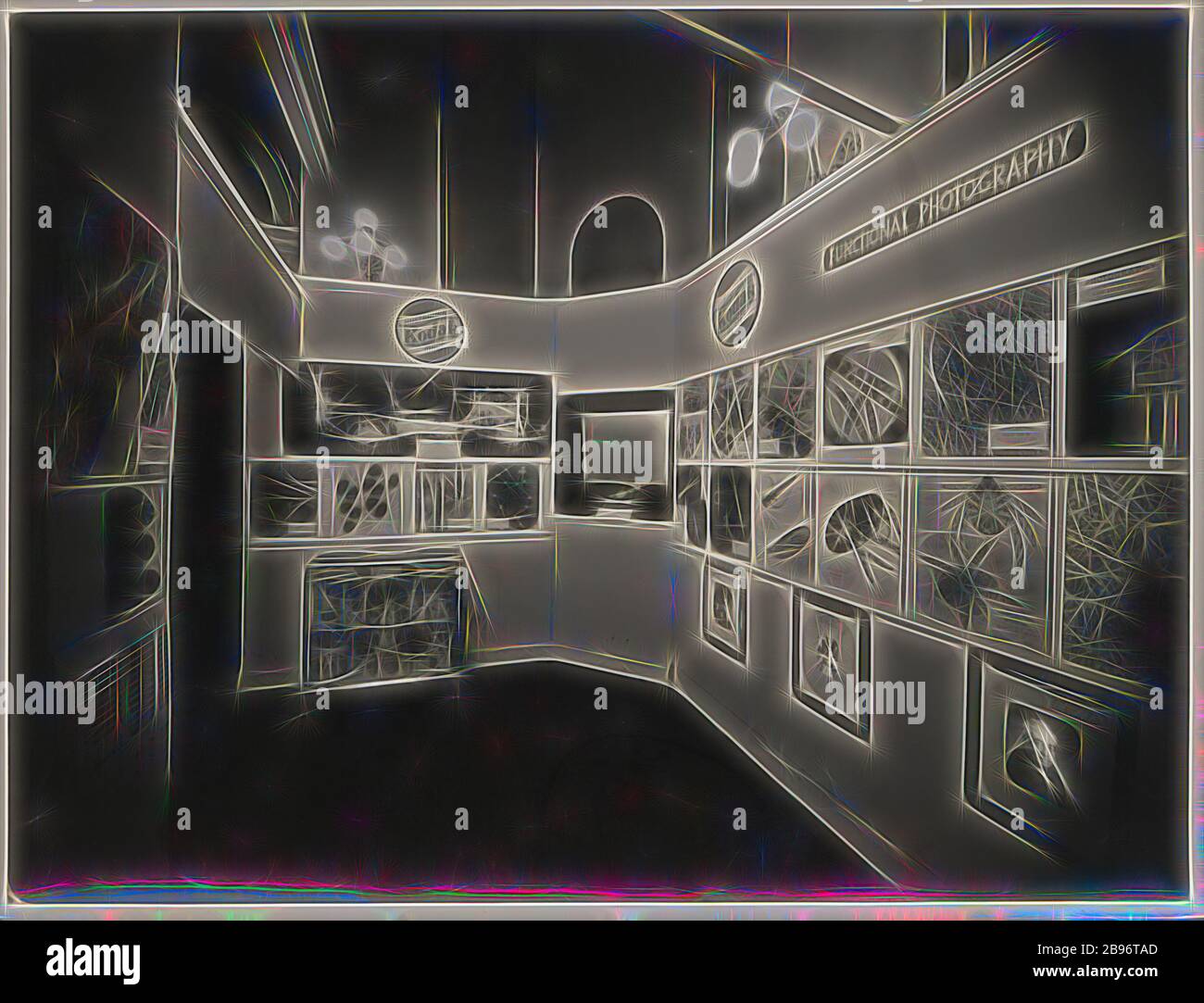 Functional photography exhibition display stand hi-res stock ...