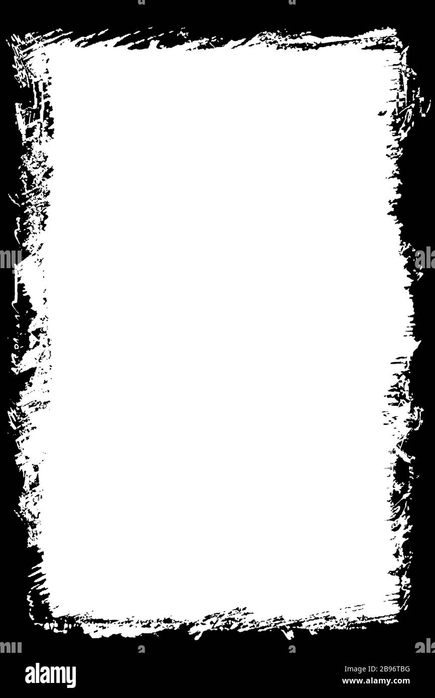 Abstract Decorative Black & White Photo Frame. Type Text Inside, Use as ...