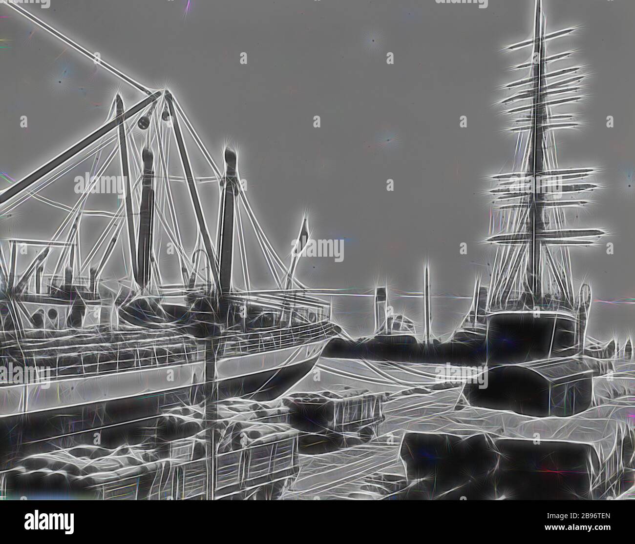 Photograph - Loading Wheat onto a Ship, Melbourne, Victoria, 1920-1939 ...