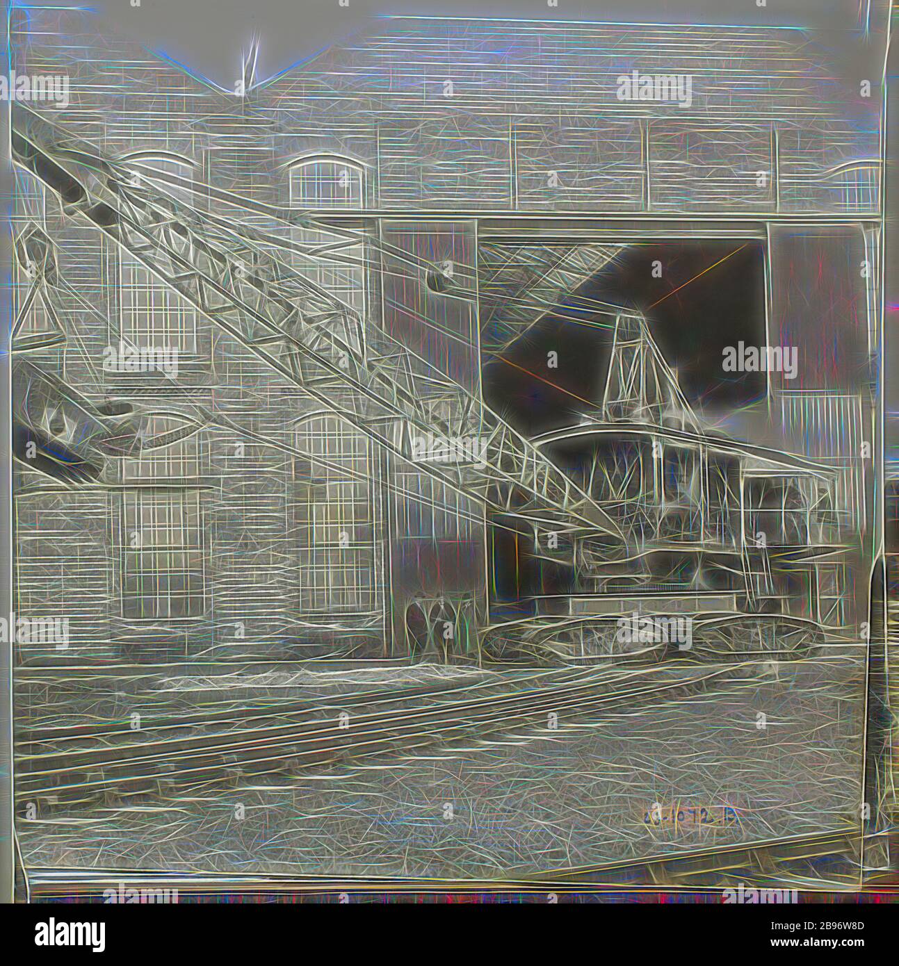 Photograph - Ruston & Hornsby, 'Dragline Excavator Coming Through the ...