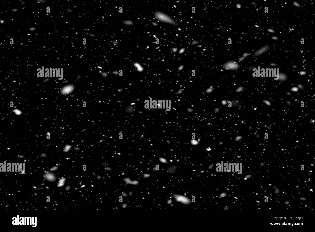 Falling snow overlay snowfall Black and White Stock Photos & Images - Alamy