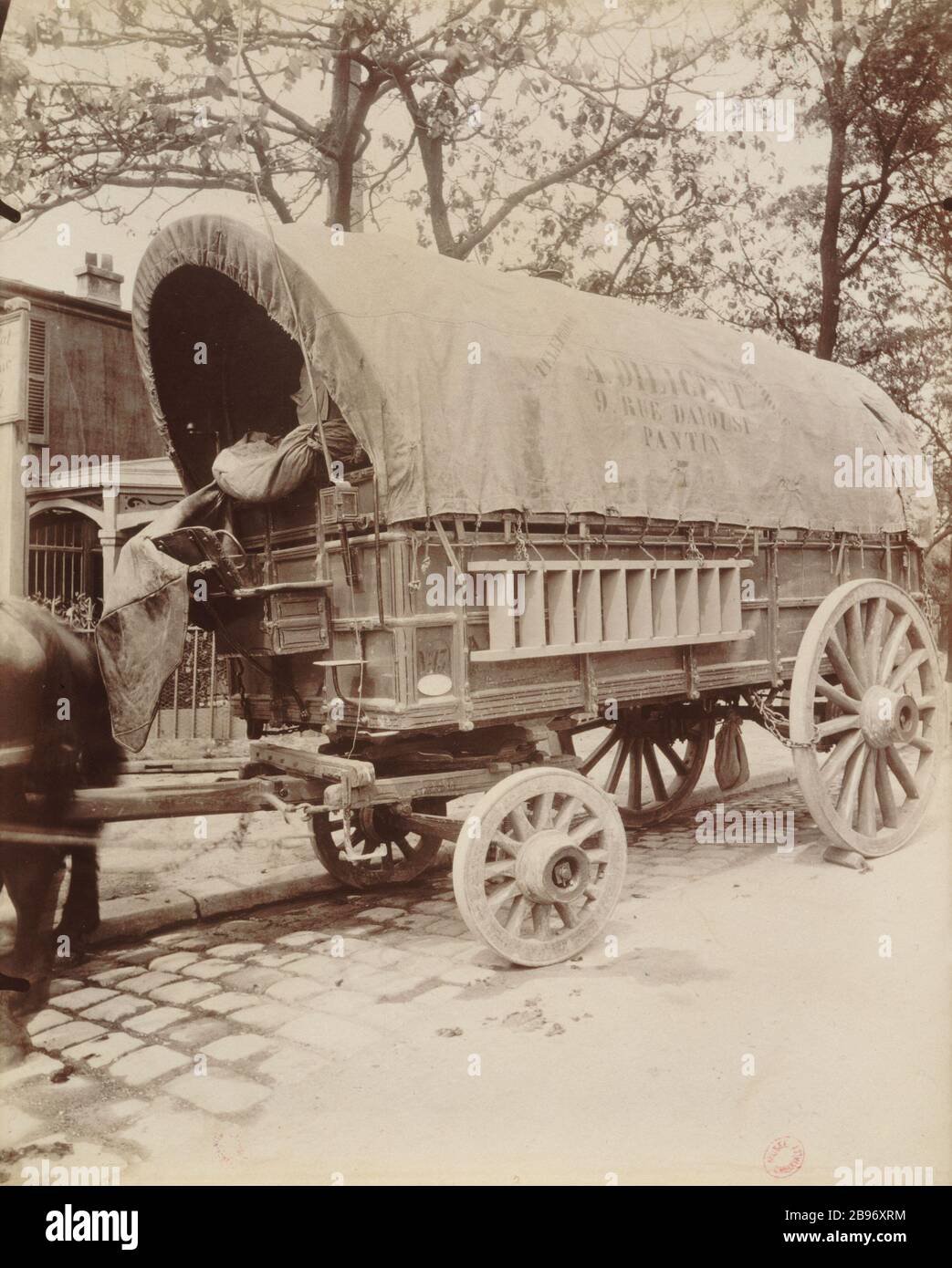 CAR TRANSPORT Voiture de transport. Album "La Voiture à Paris", 1910 ...
