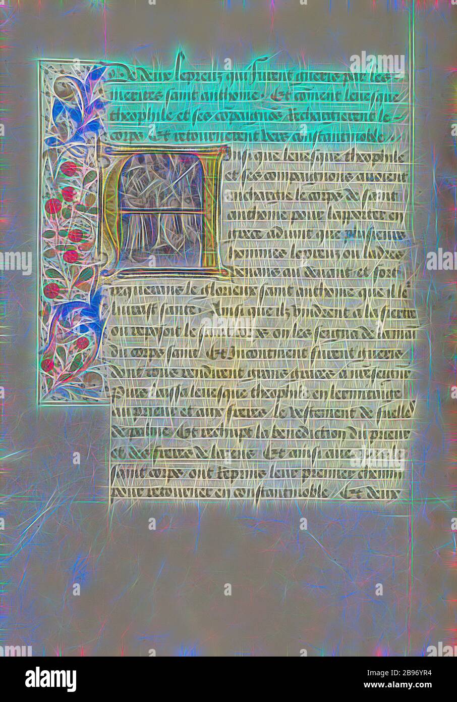 Initial A: The Body of Saint Anthony Transported to Constantinople and ...