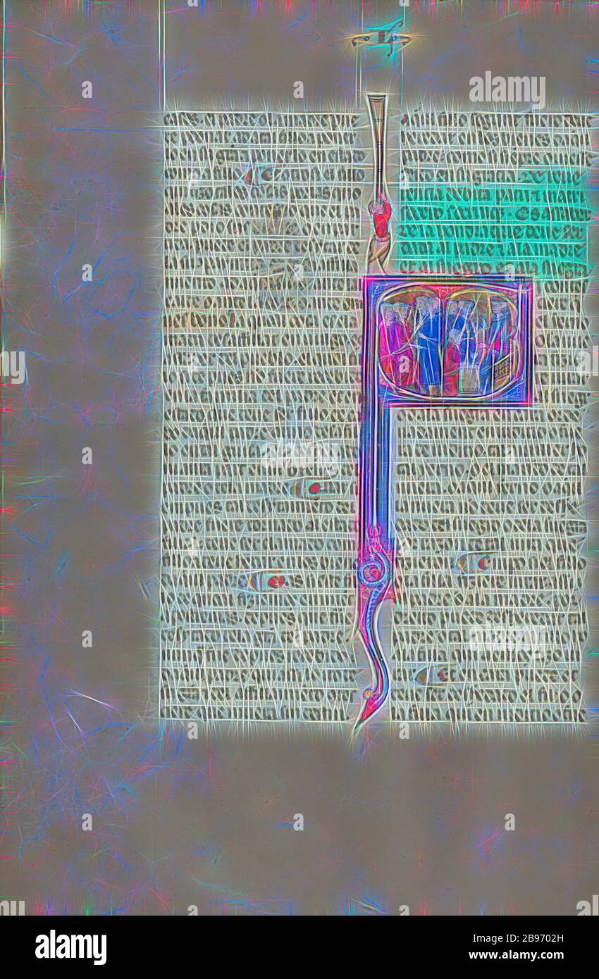 Initial S: Three Children Standing before their Parents and Three ...