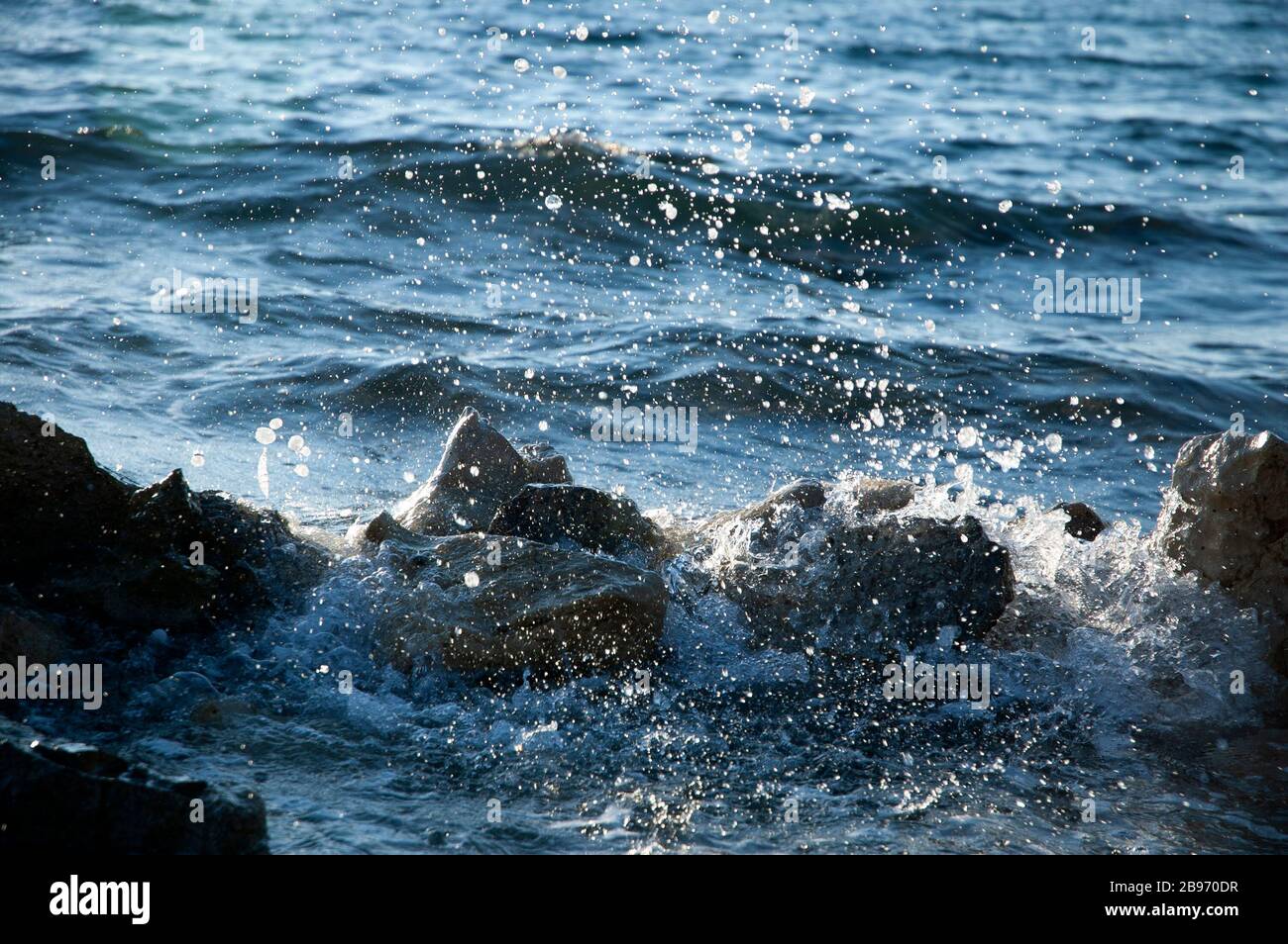 Splashing seawater splash hi-res stock photography and images - Alamy