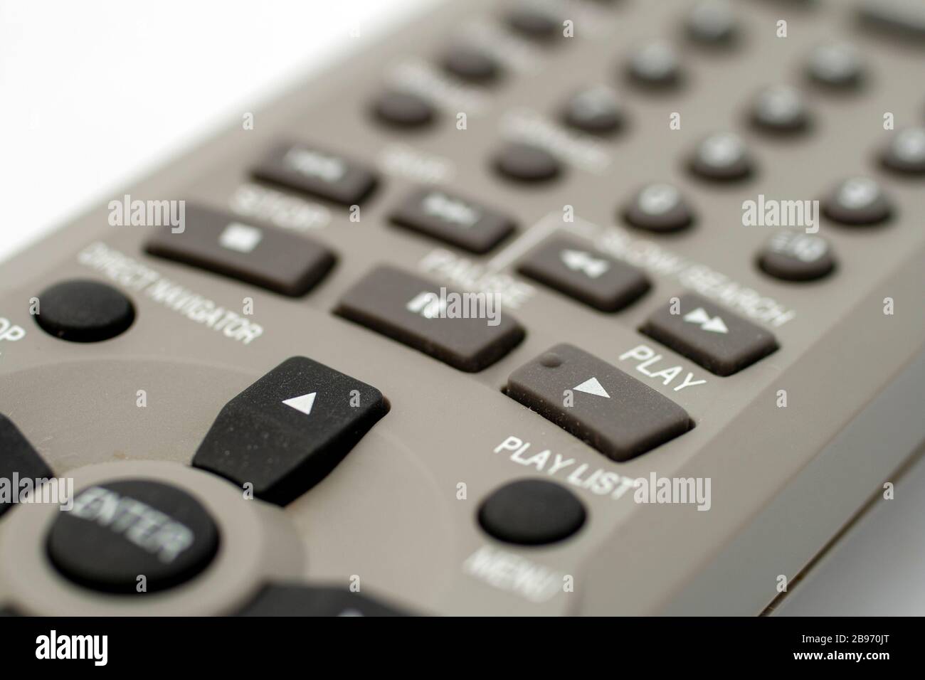 Remote control on a white background Stock Photo - Alamy