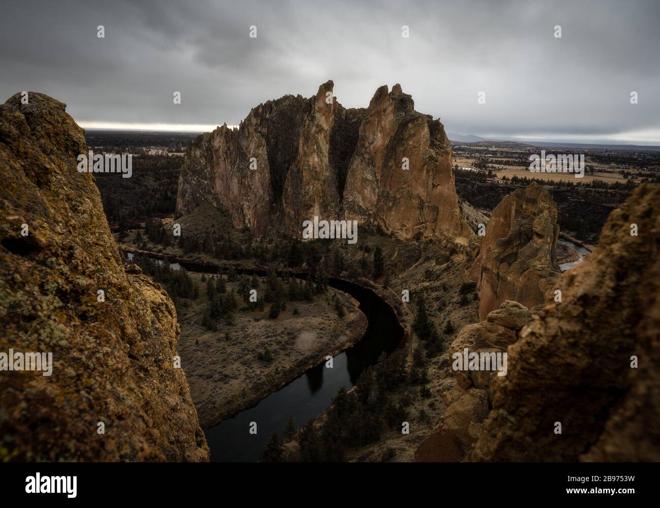 Smith Rock State Park - Central Oregon Stock Photo - Alamy