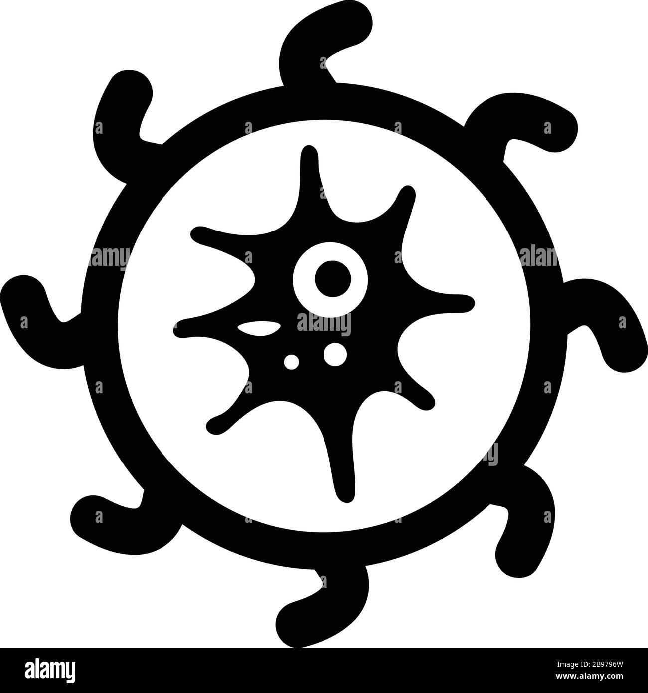 Beautiful, meticulously designed Virus Blue Icon, Virus Alert, Threat ...