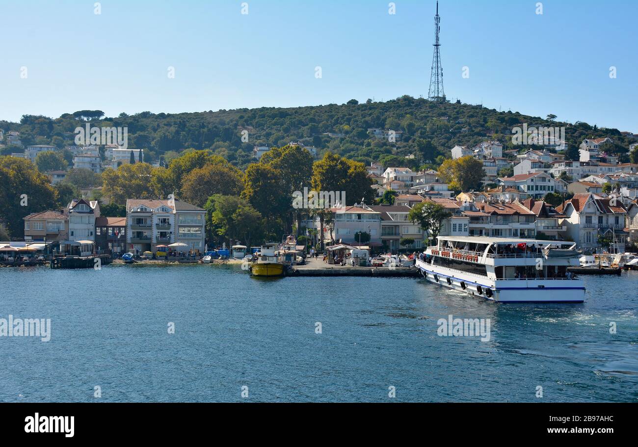 The Kinaliada Ferry Station In The Princes Islands Also Called Adalar
