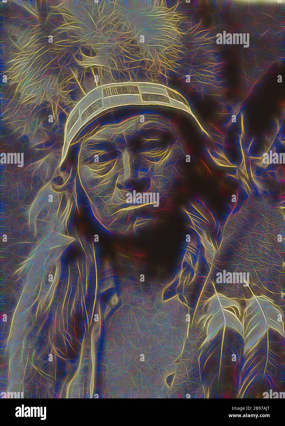 Cayuse Warrior, Edward S. Curtis (American, 1868 - 1952), 1910, Gravure ...