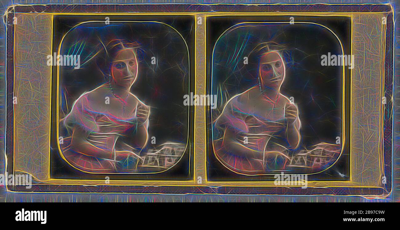 Stereograph daguerreotype hand colored hi-res stock photography and ...