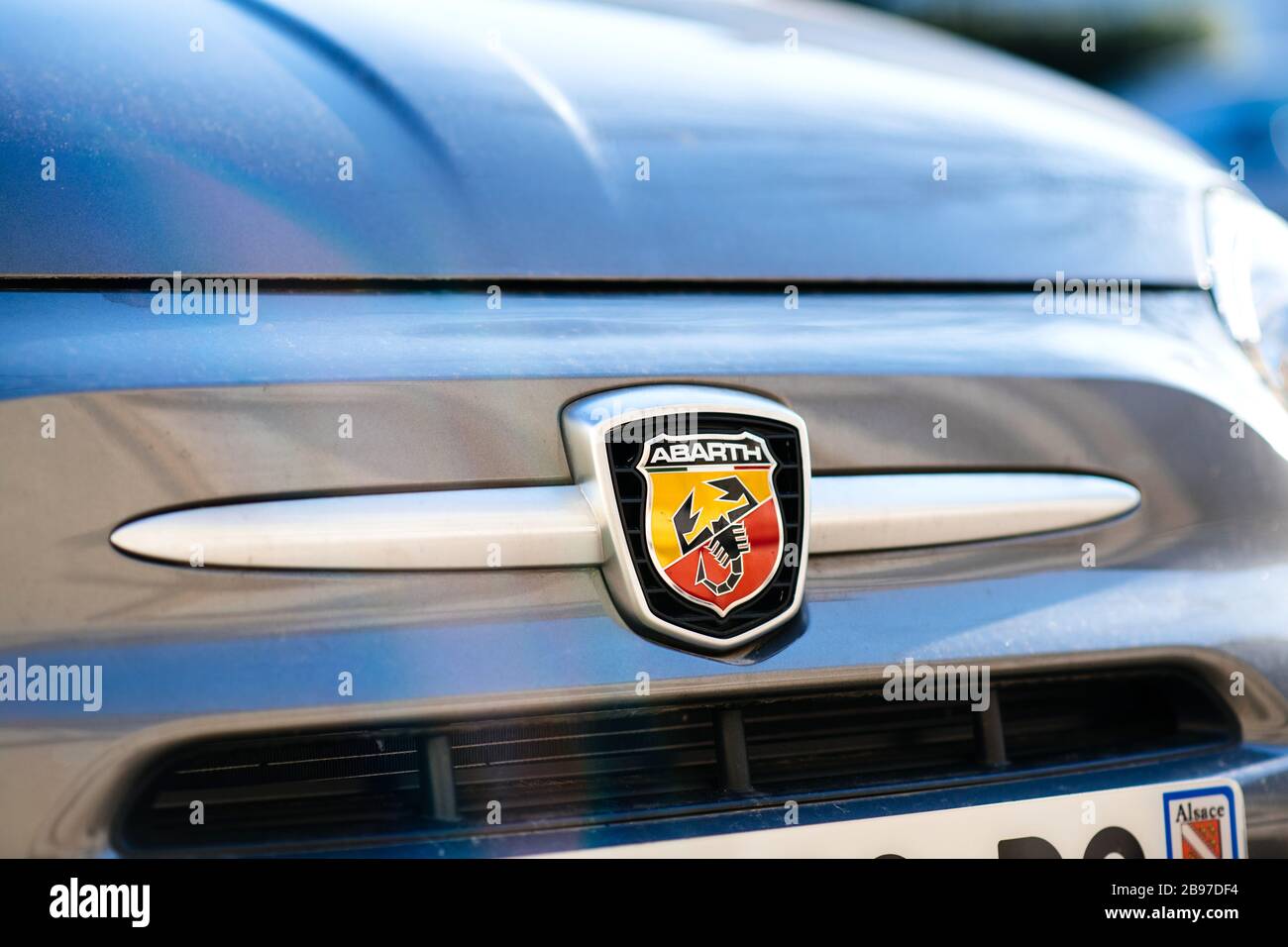 Paris, France - Mar 18, 2020: Extreme macro close-up of a Abrath ...