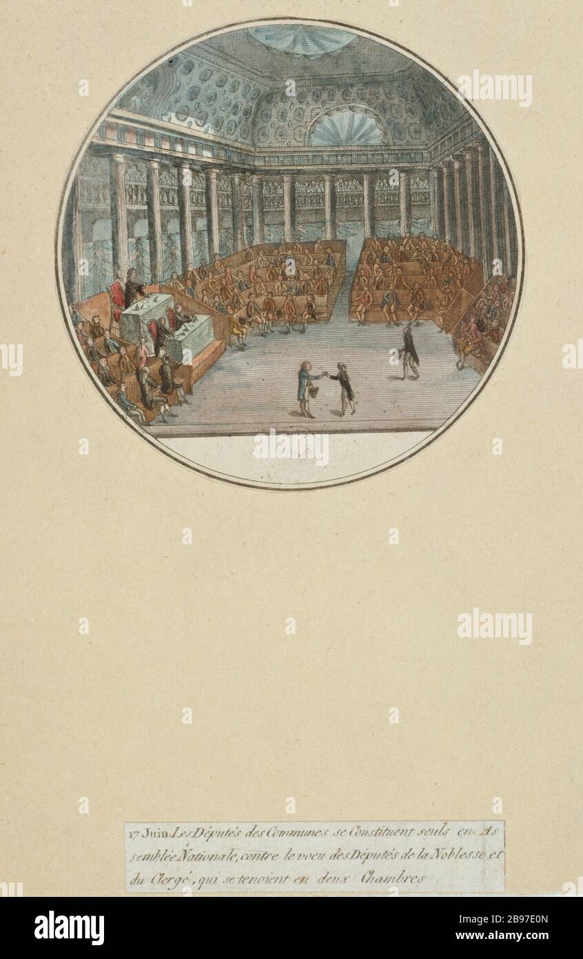 France national assembly 1789 hi-res stock photography and images - Alamy