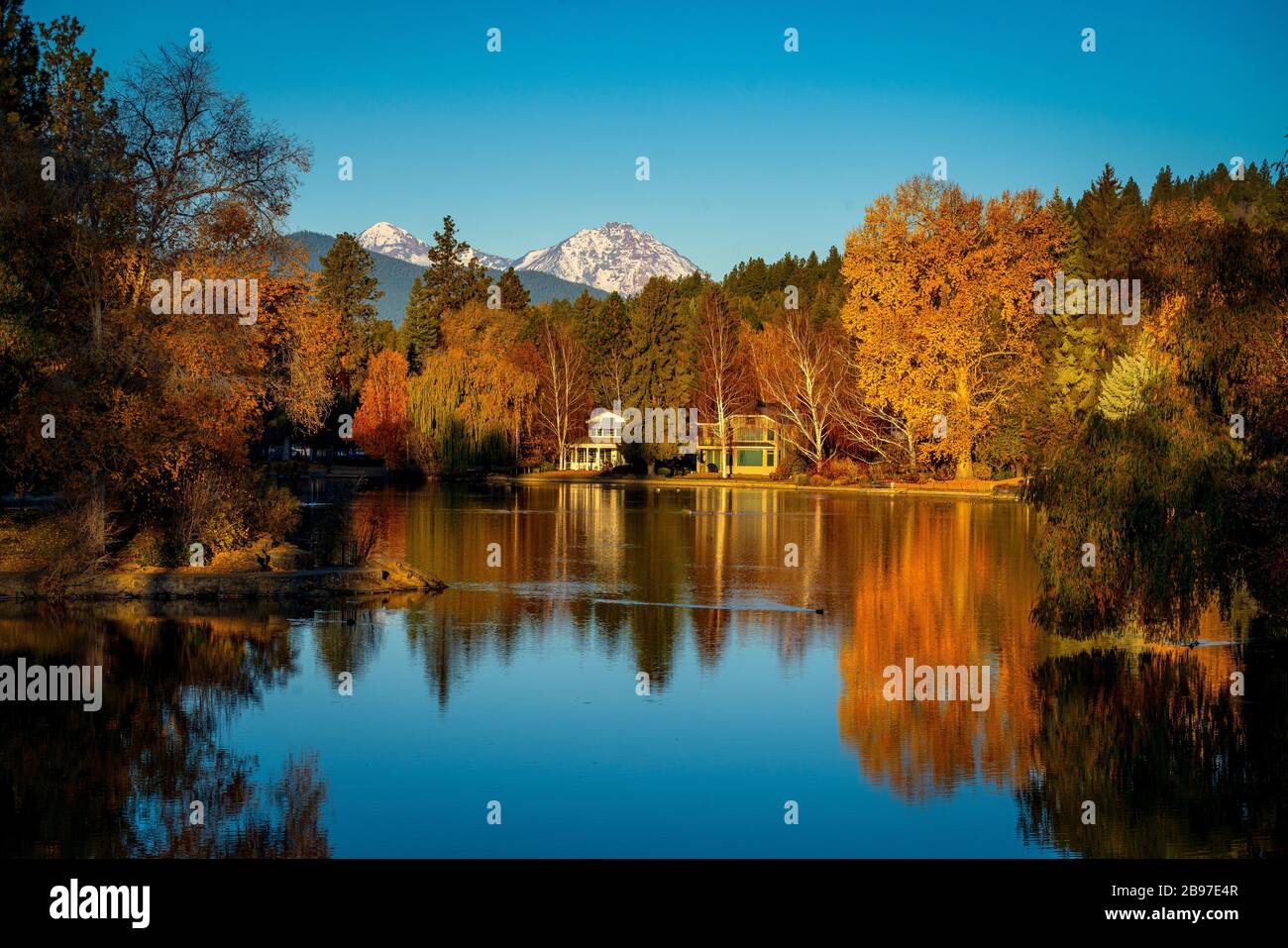 Reflections in the River Stock Photo - Alamy