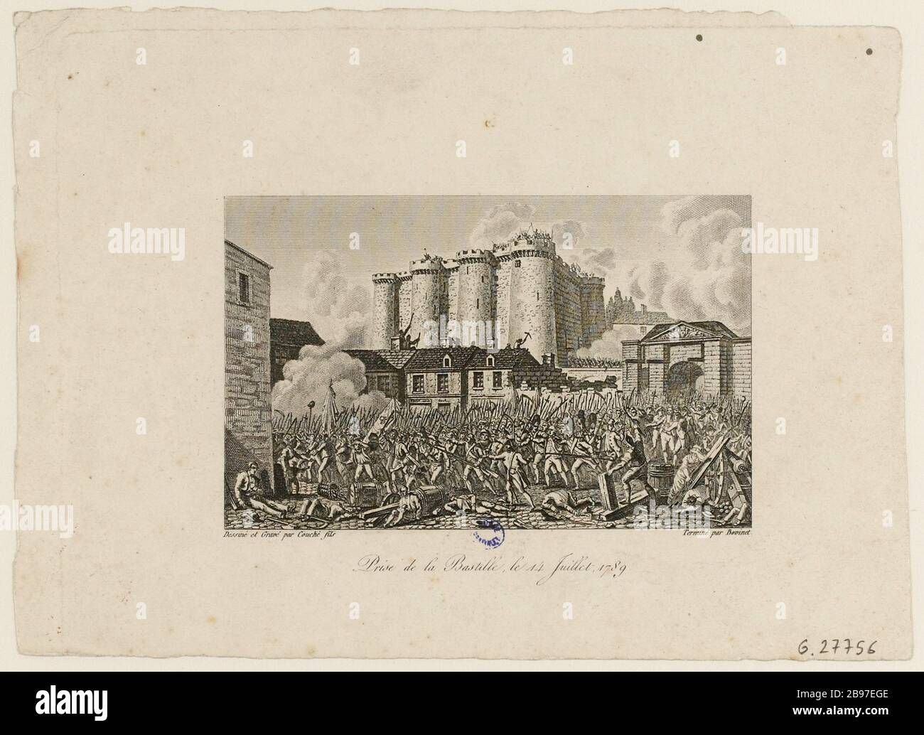 Storming of the Bastille on 14 July 1789 (IT Stock Photo - Alamy