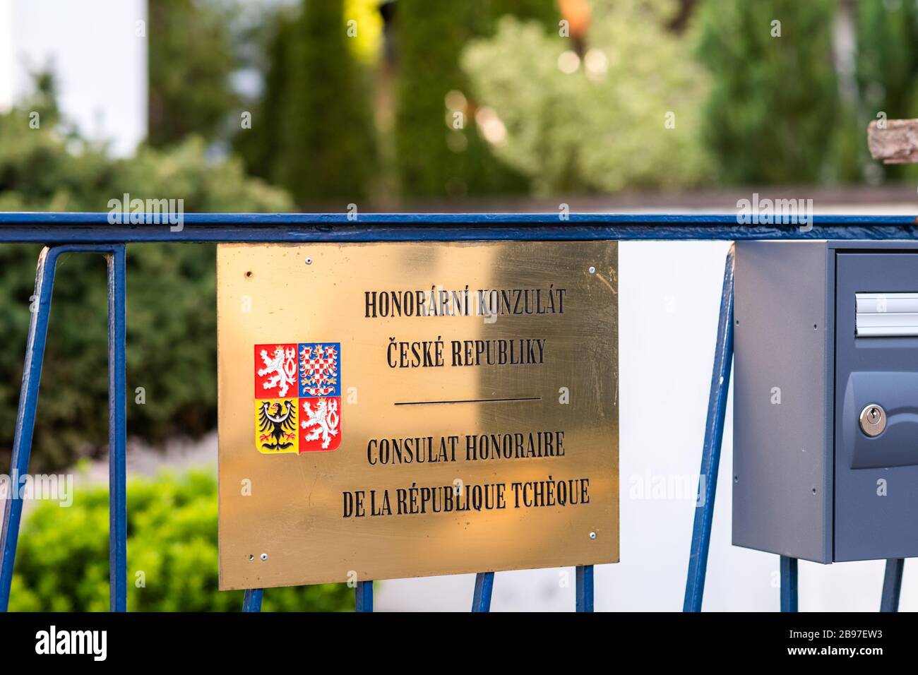 Czech honorary consulates hi-res stock photography and images - Alamy