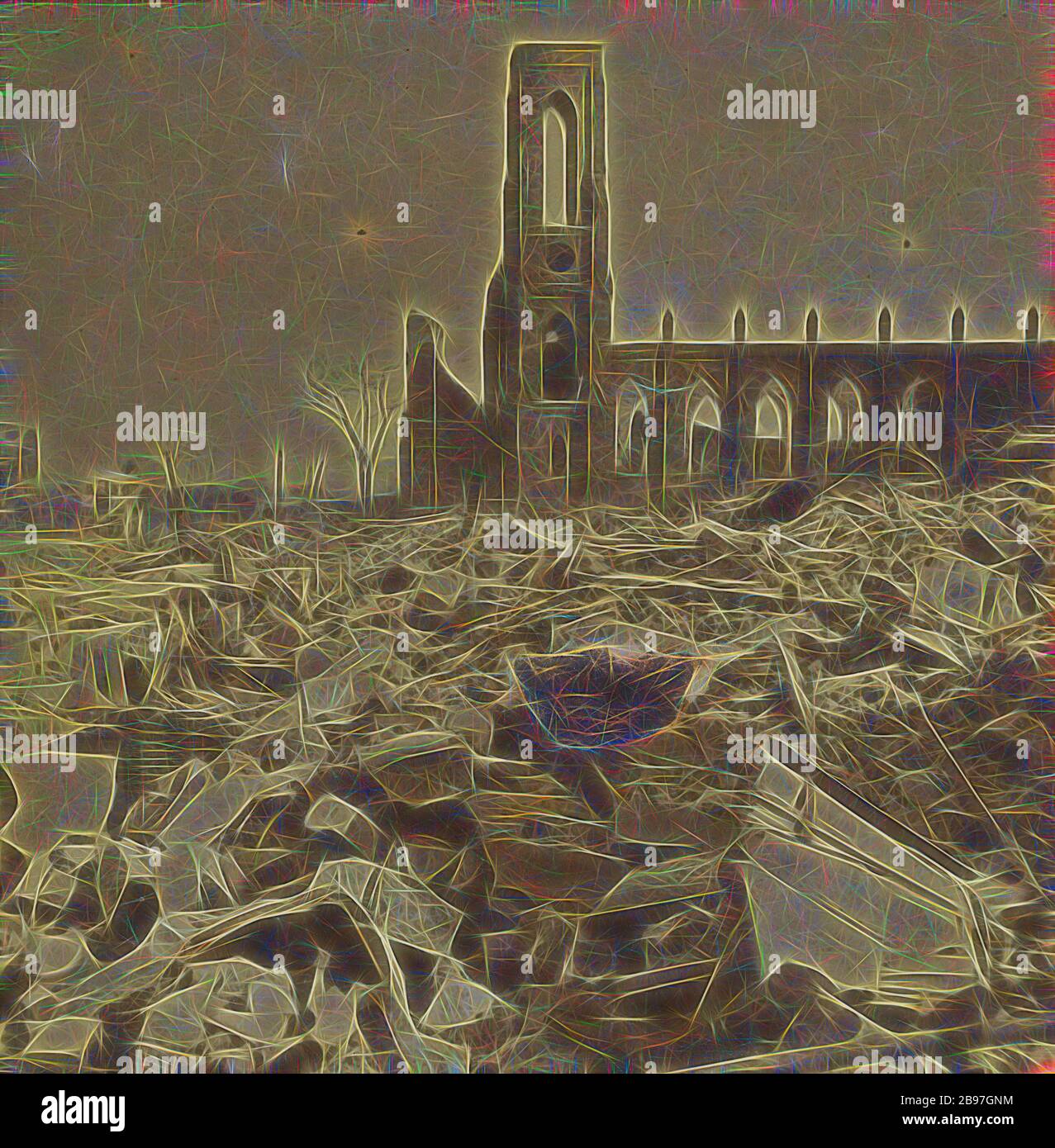 Great Fire in Chicago, October 9th, 1871. Drake Block ruin, Lovejoy ...