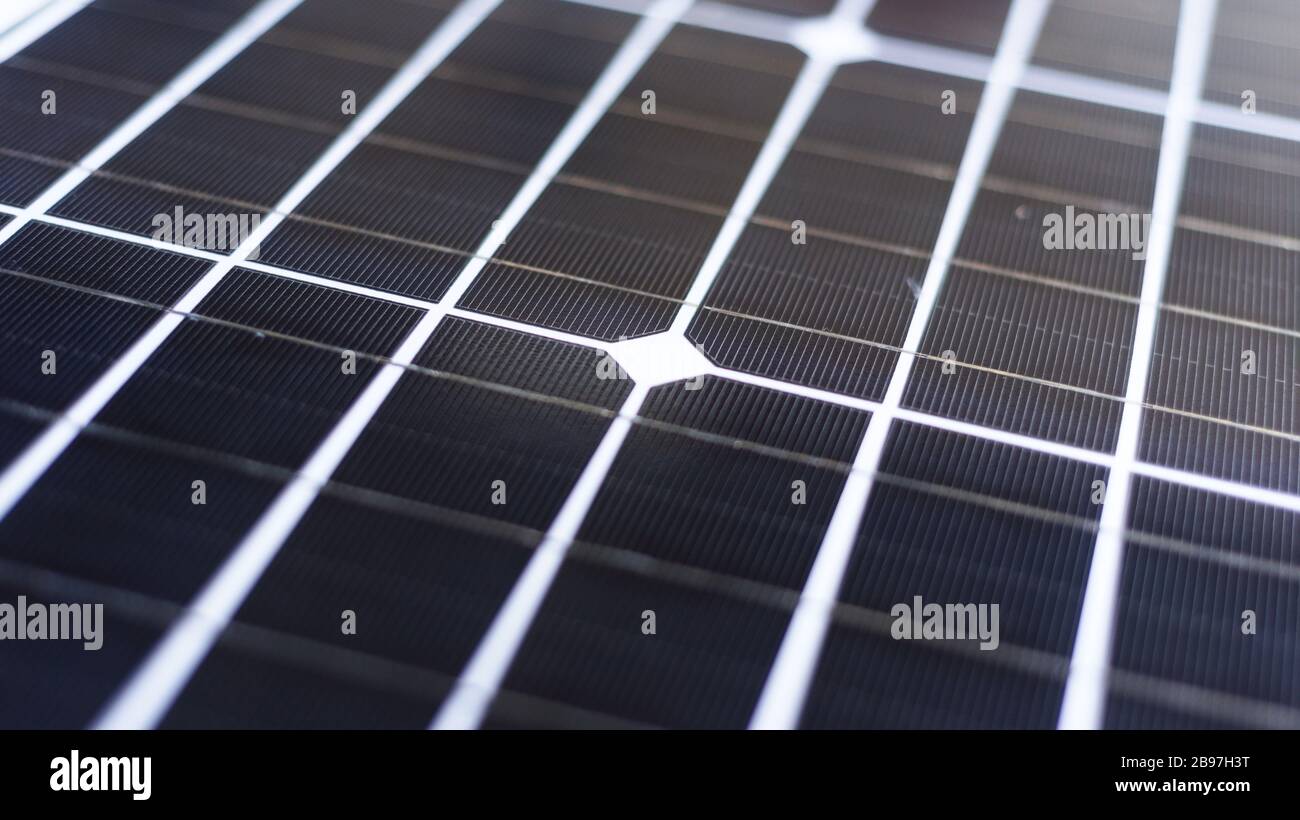 Solar panel cells close up Stock Photo - Alamy