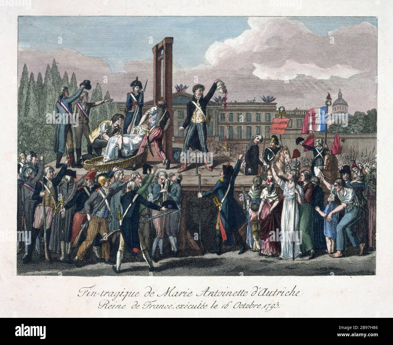 END TRGAIQUE MARIE ANTOINETTE OF AUSTRIA, QUEEN OF FRANCE PERFORMED THE ...