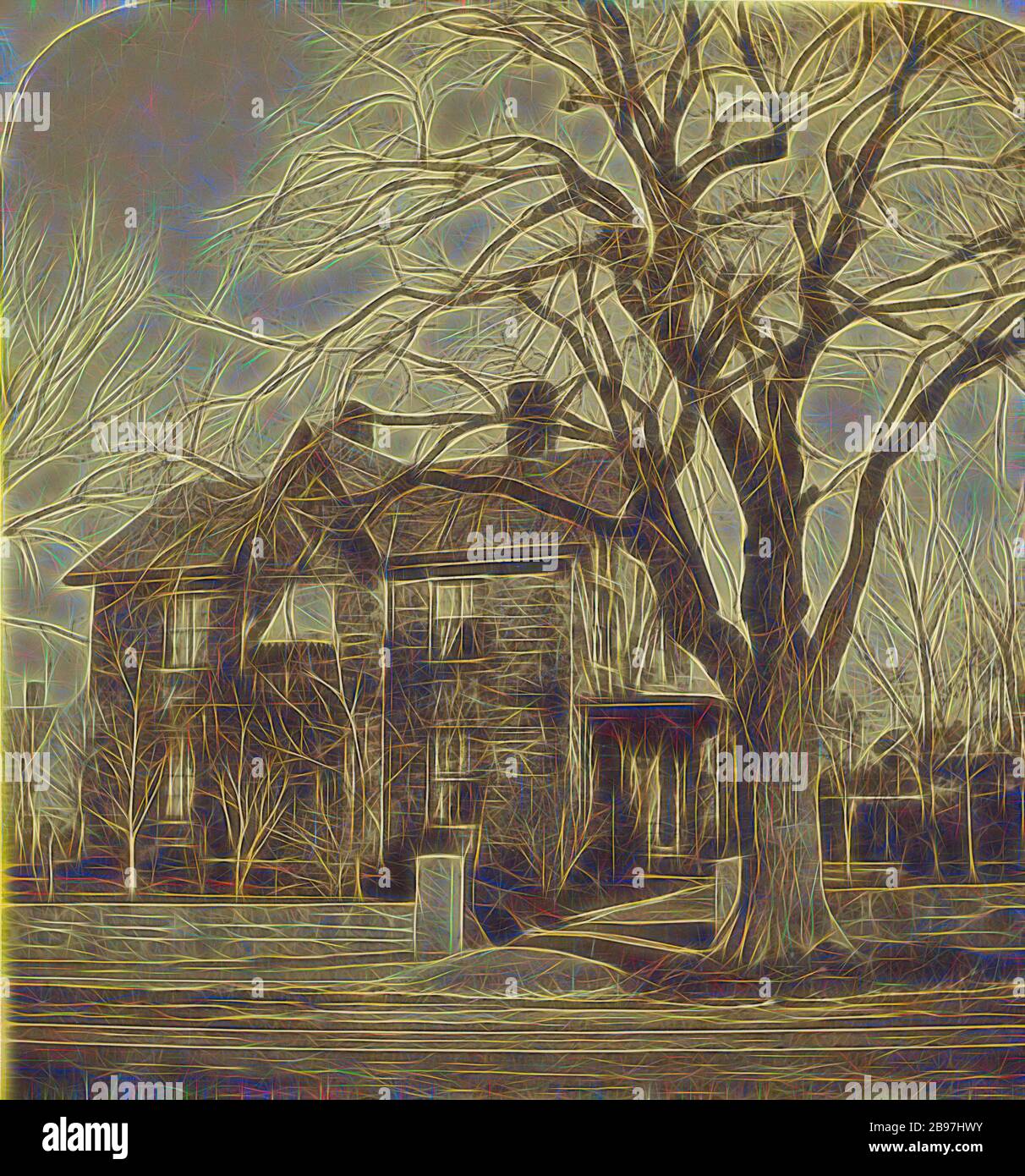 The Birthplace of Gen. Joseph Warren. Roxbury, Mass., Deloss Barnum ...