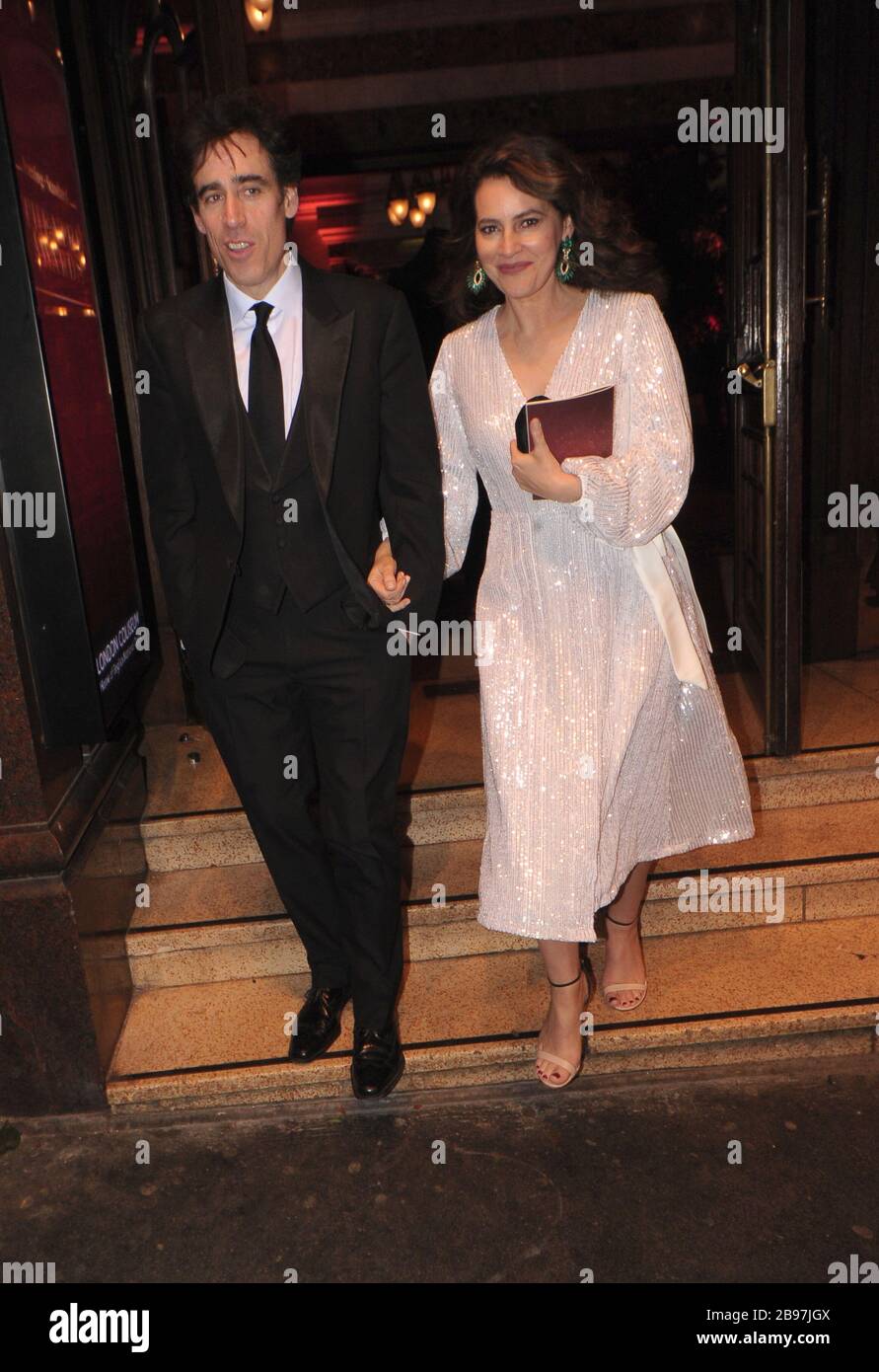 Louise Delamere And Stephen Mangan High Resolution Stock Photography