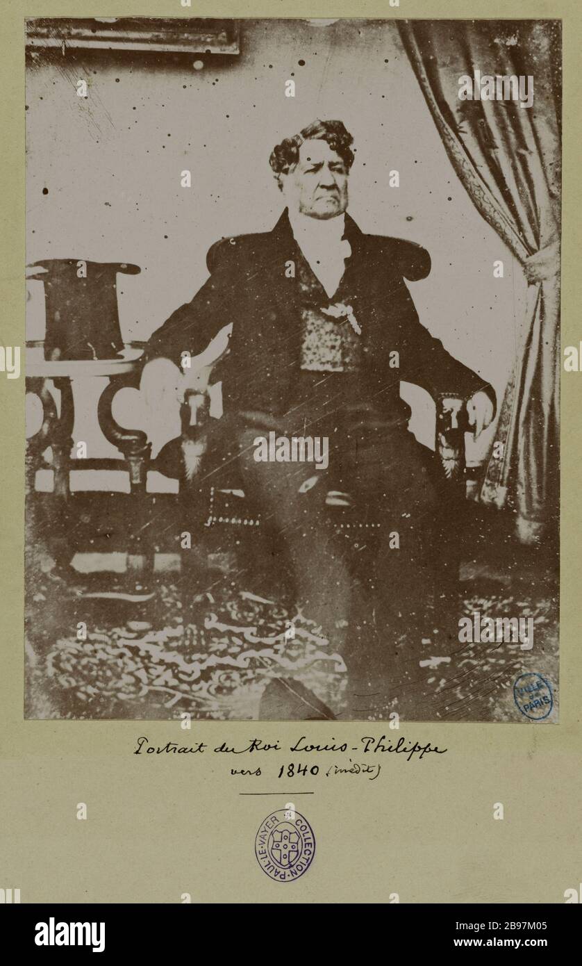 PORTRAIT OF KING LOUIS-PHILIPPE "Portrait du roi Louis-Philippe vers ...