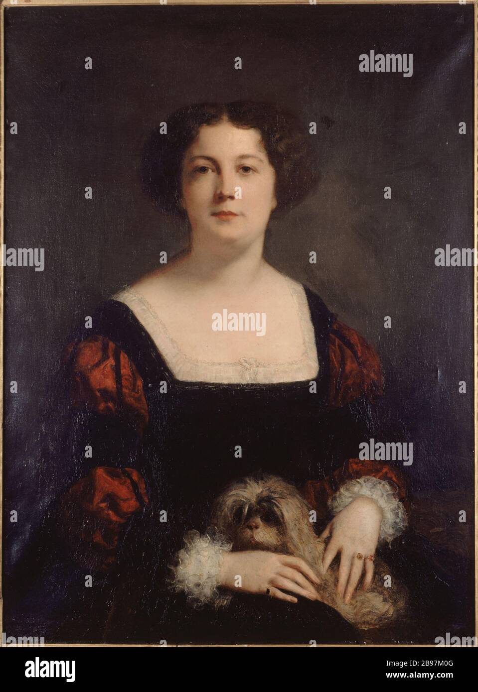 PORTRAIT OF MADAME SABATIER Louis Gustave Ricard (1823-1873). "Portrait ...