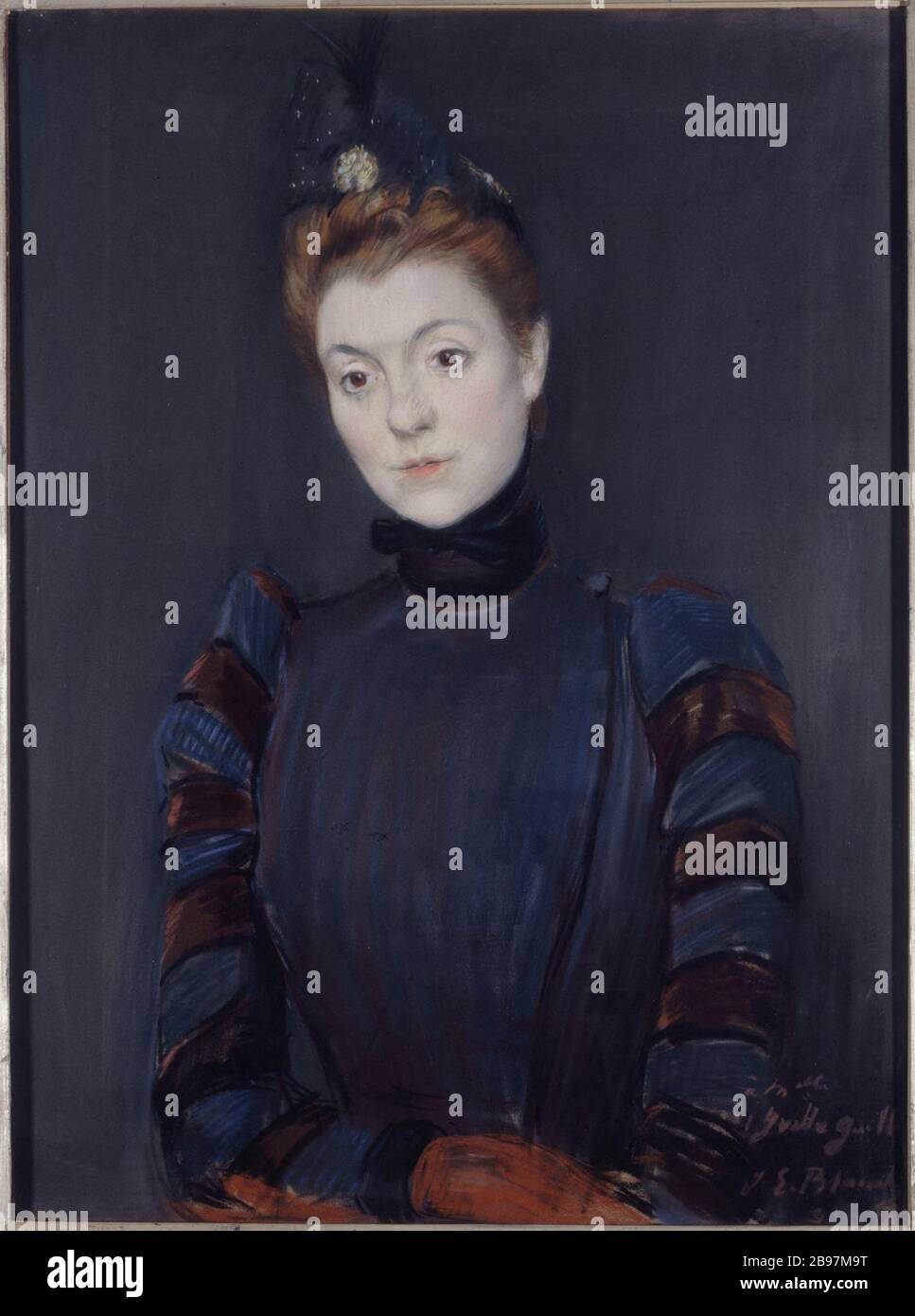 PORTRAIT OF YVETTE GUILBERT, FRENCH SINGER Jacques-Emile Blanche (1861 ...