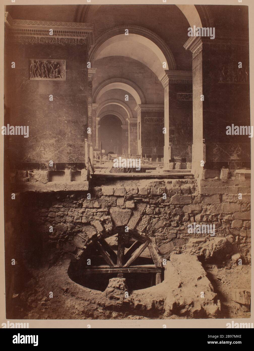 PERSPECTIVE OF VENUS GALLERY MILO, RCA DISCHARGE SIDE OF TANK, LOUVRE ...