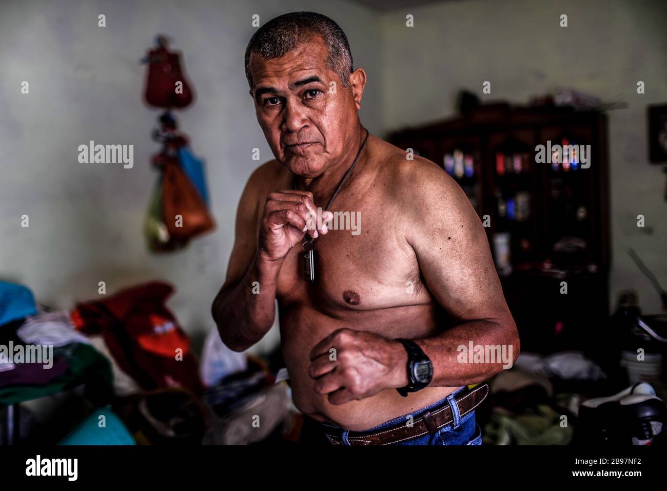 José Luis "El Zurdo" Ramírez, former Sonoran boxer. boxing champion ...