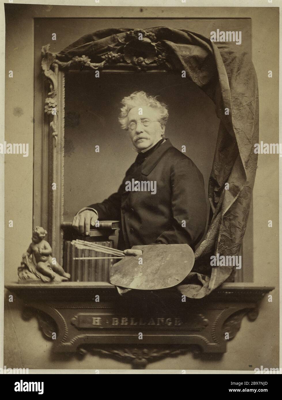 PORTRAIT OF JOSEPH-LOUIS-HIPPOLYTE BELLANGE (1800-1866), PAINTER ...