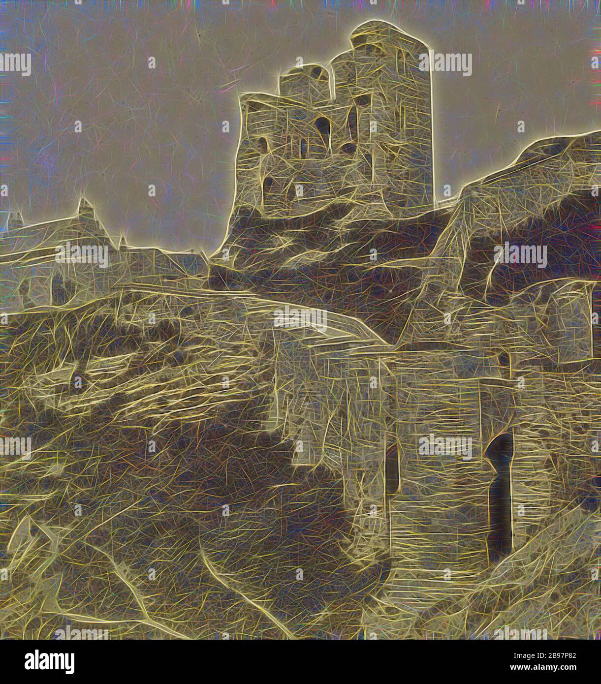 Scarborough castle art hi-res stock photography and images - Alamy