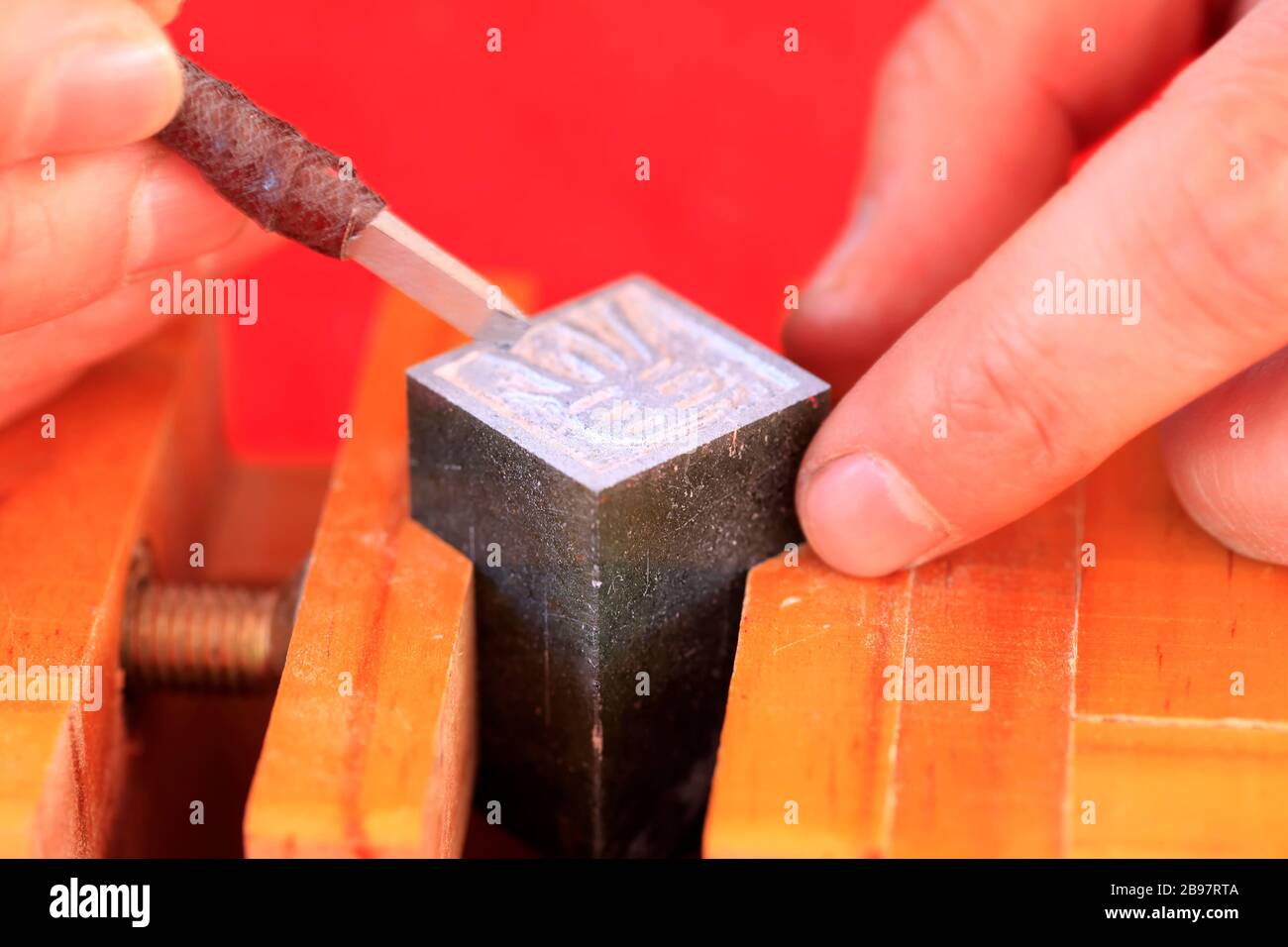 Chinese seal carving hi-res stock photography and images - Alamy