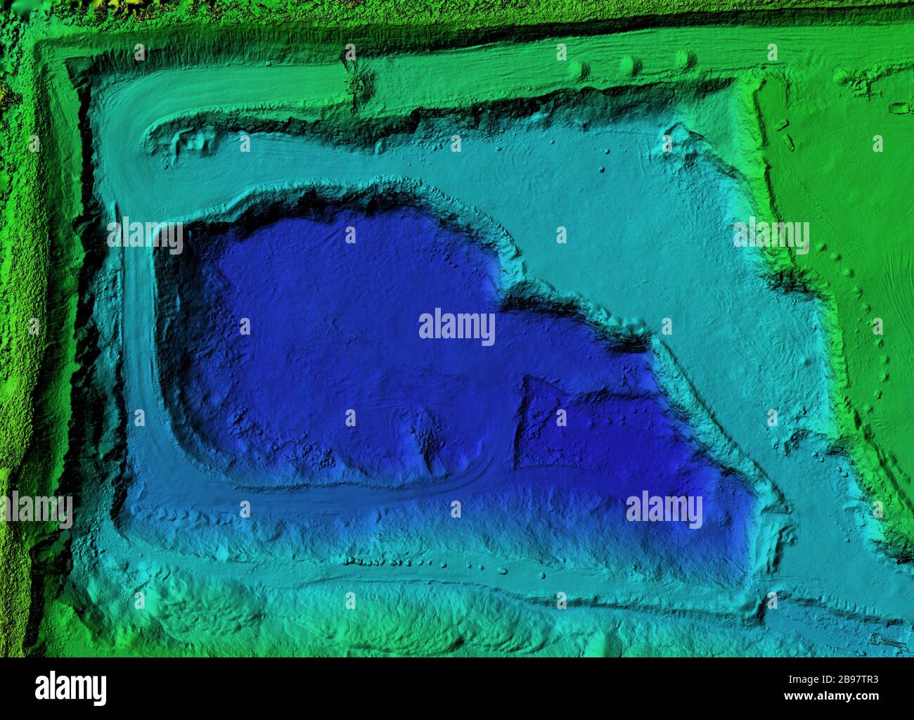 Digital elevation model drone hi-res stock photography and images - Alamy