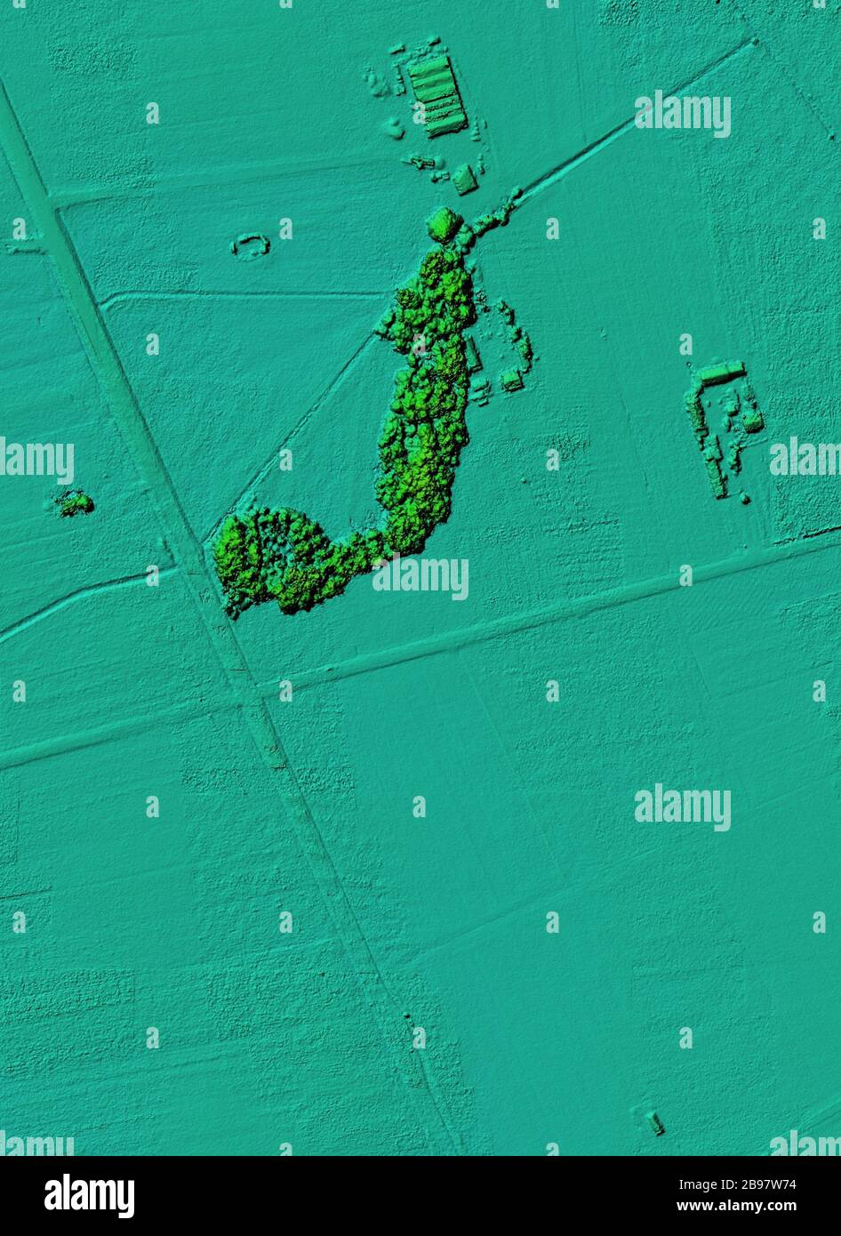 DEM - digital elevation model. Product made after processing pictures ...